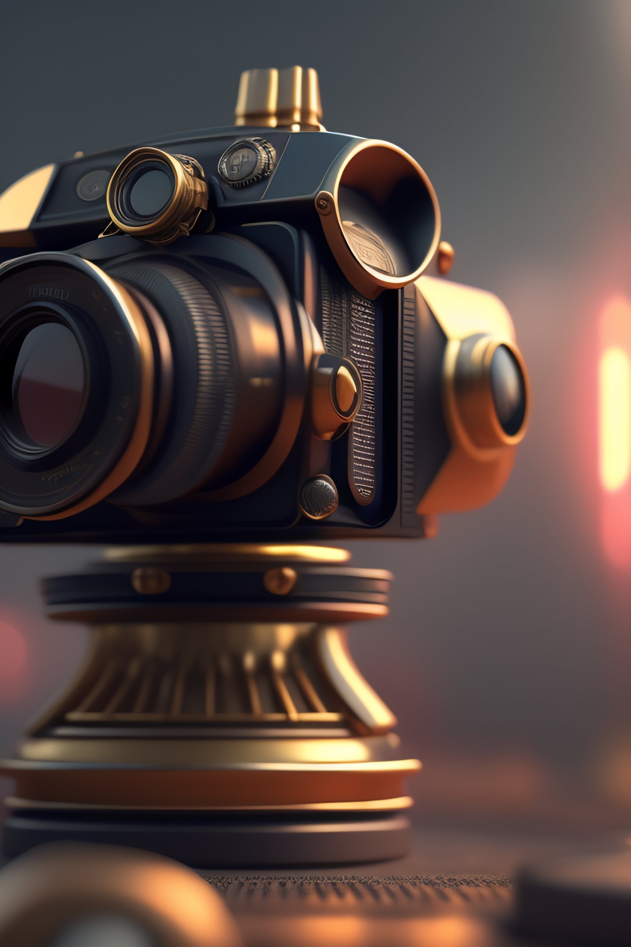 Lexica - Automaton with an old - school camera for a head, sci - fi ...