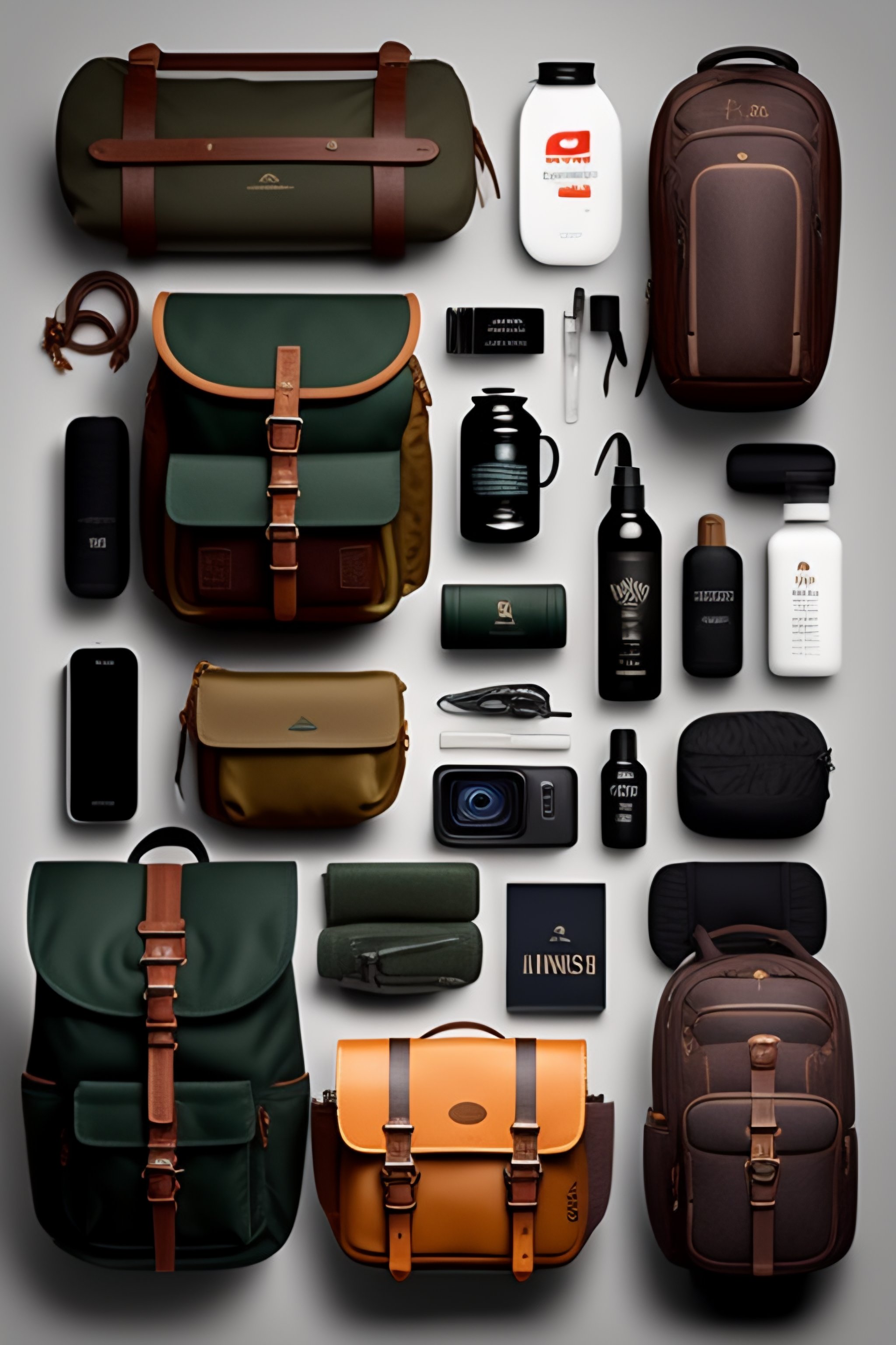 Lexica - Junior VC backpack, knolling image