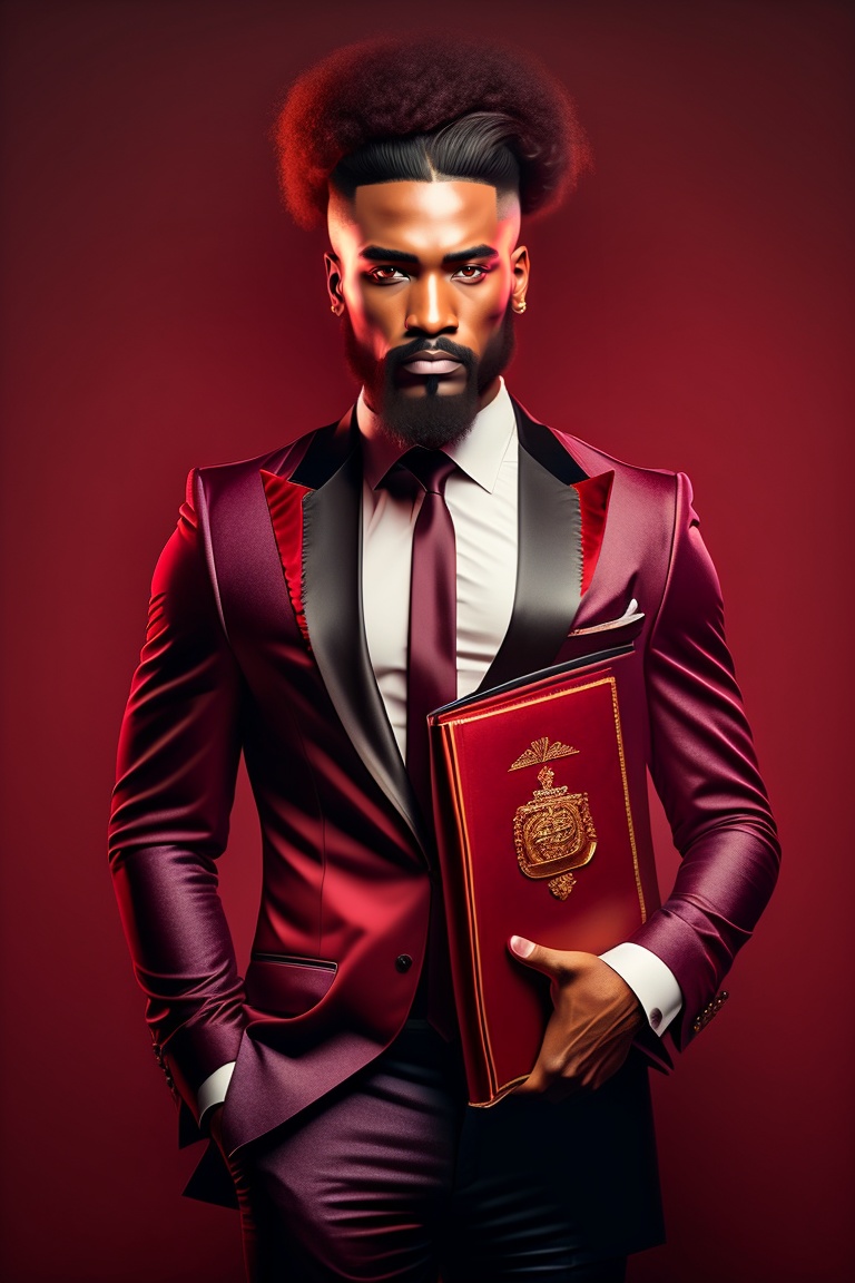 Lexica - Lion with a human body physique wearing suit with lawyer ...