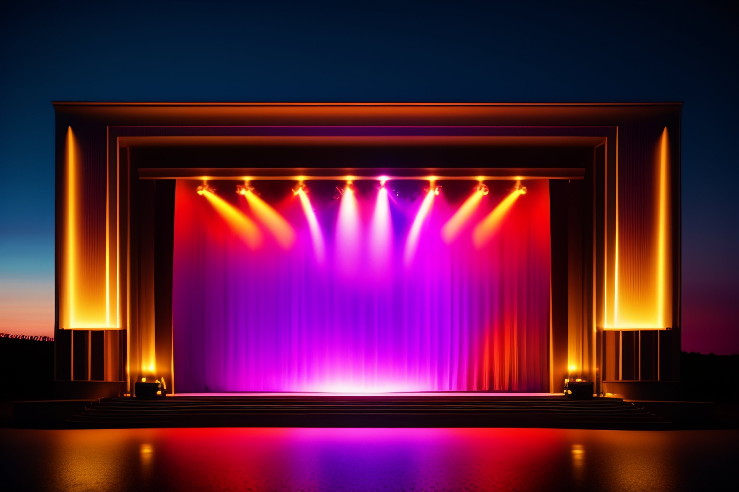 Lexica - Opera stage with light show