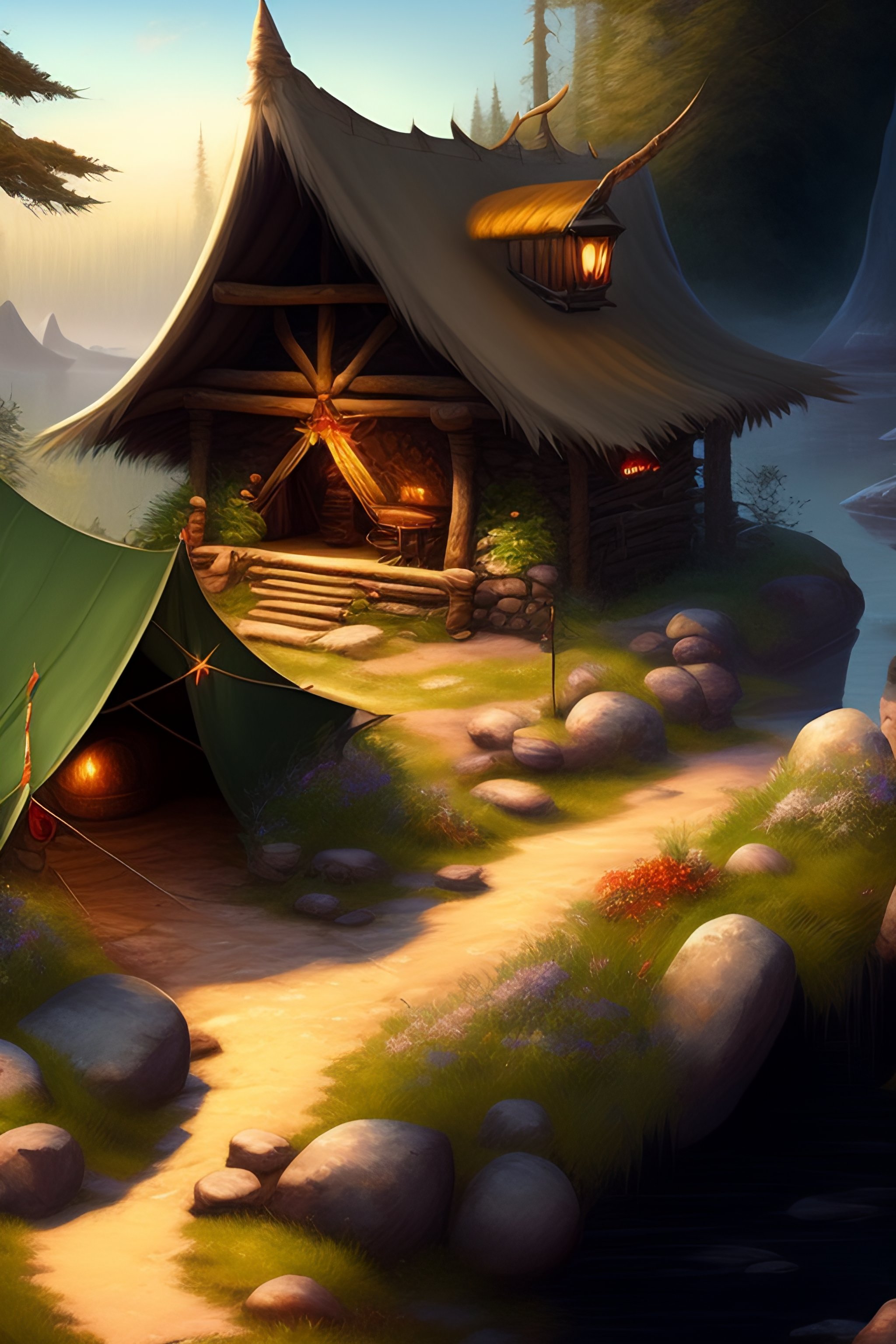 Lexica - Bandit camp site dungeons and dragons