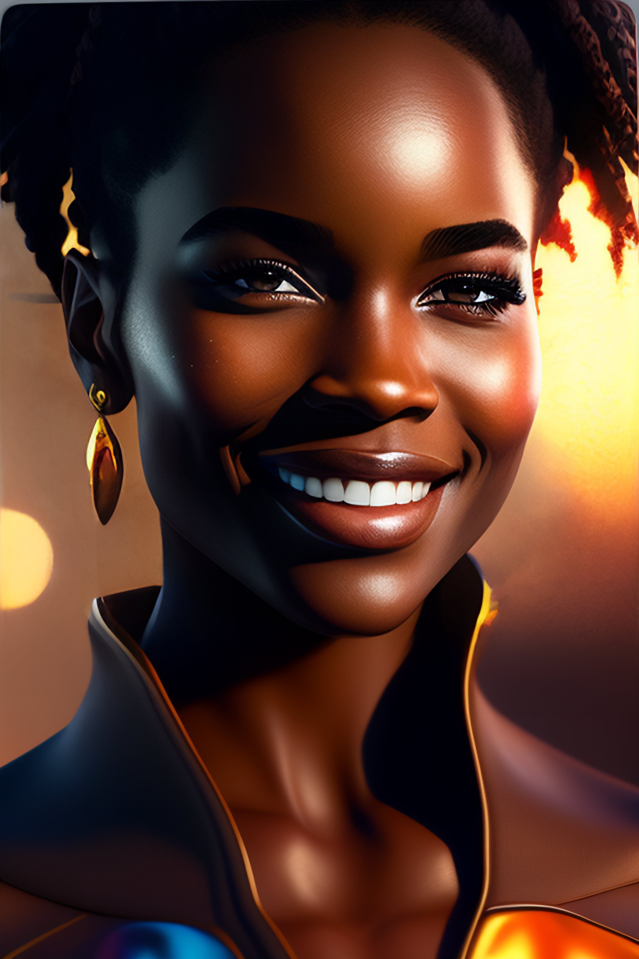 Lexica - Realistic concept portrait of an african american version of ...