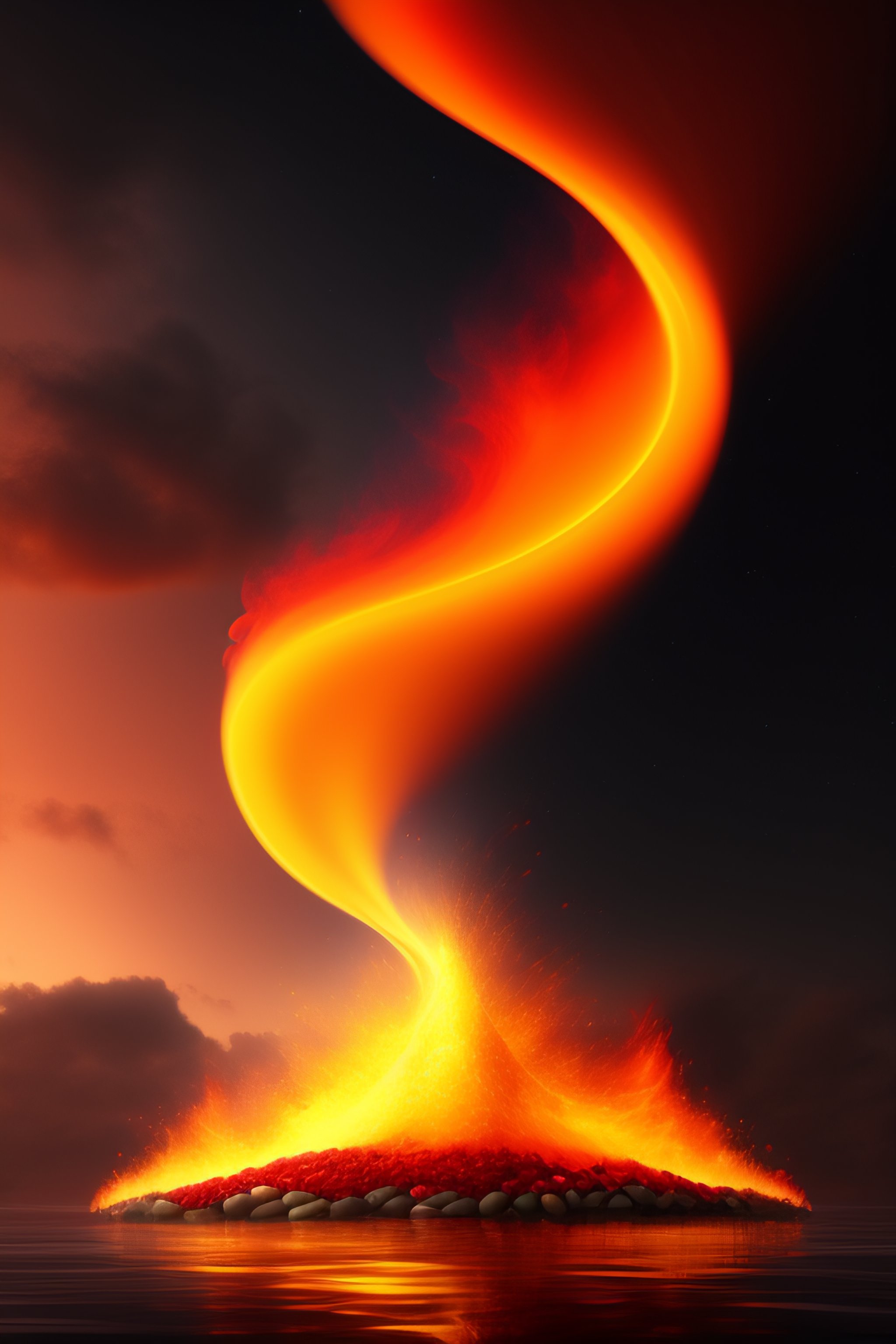 Lexica - A digital art of fire fênix