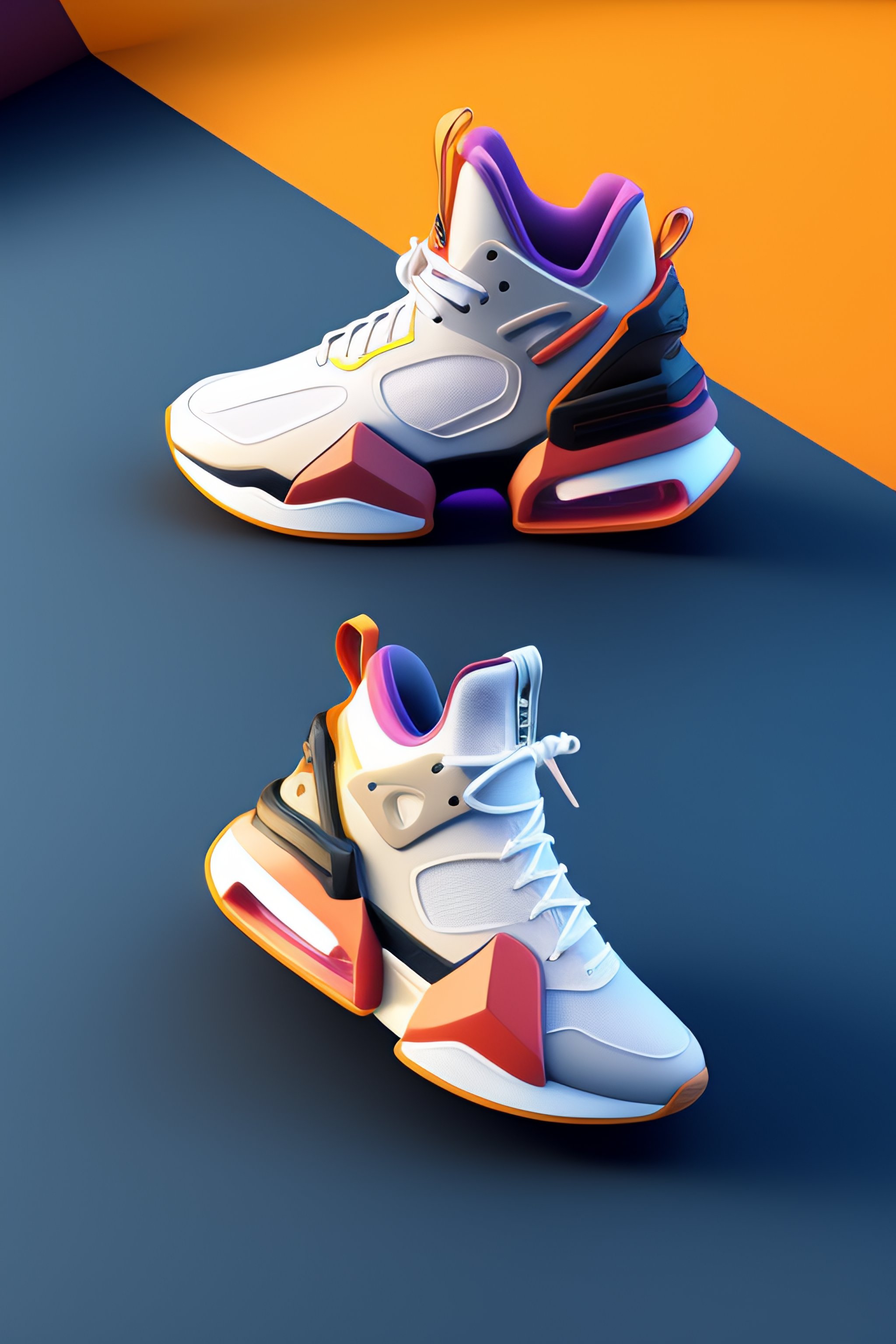 Lexica - Isometric 3d sneakers, with detailed, clean, cartoon, octane ...