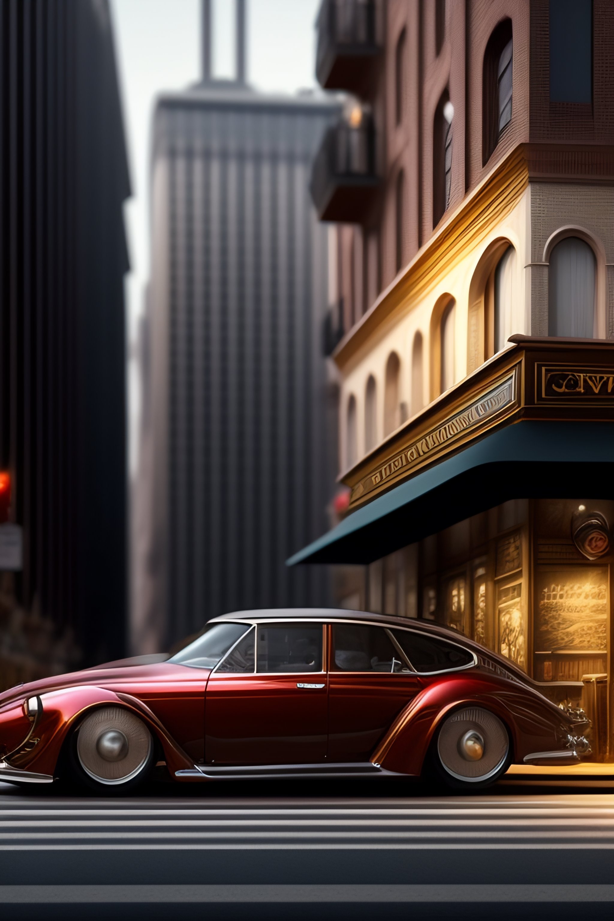 Lexica - Steampunk, tesla, photorealistic, detailed, on a city street ...
