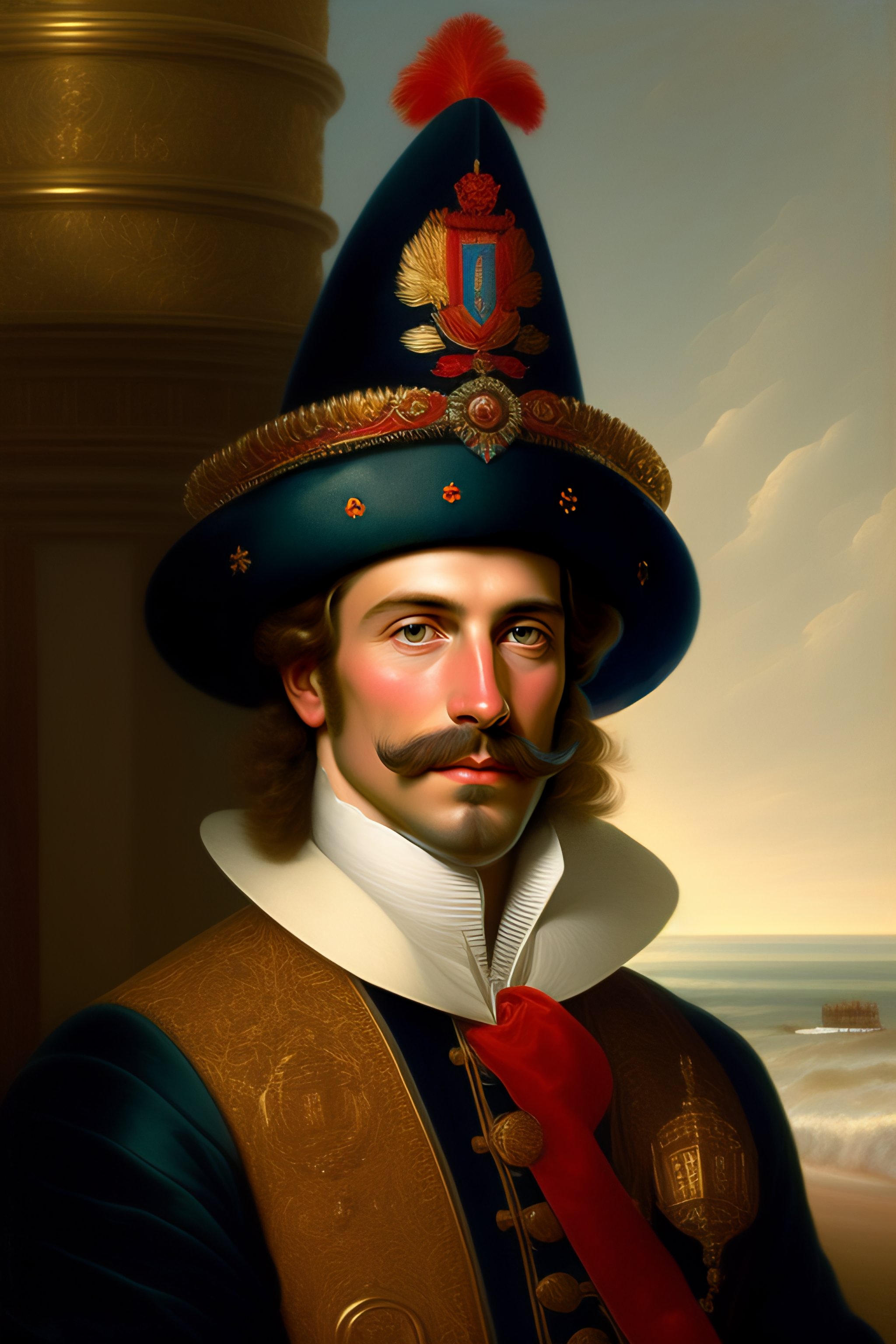 Lexica - Portrait of a english privateer