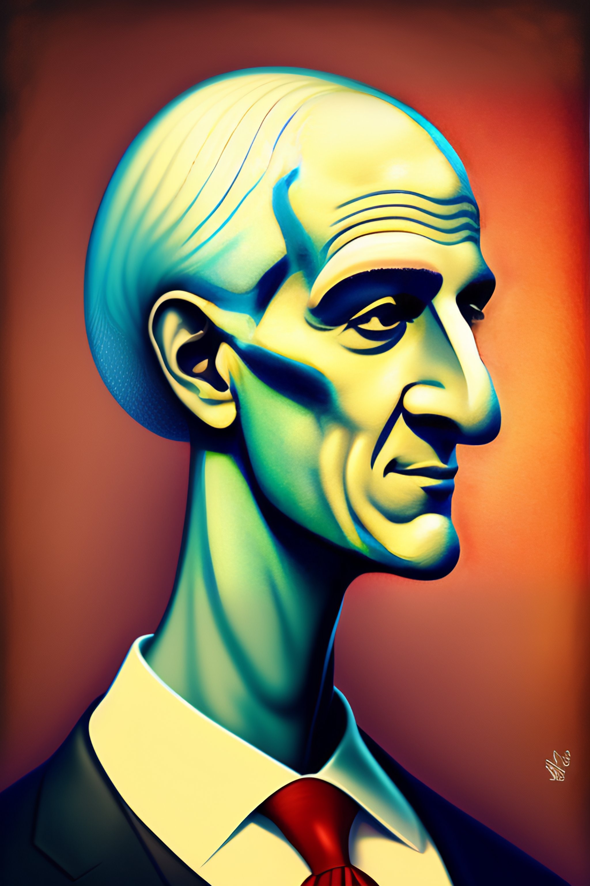 Lexica - Handsome squidward, male portrait, pop asrt style, picasso ...