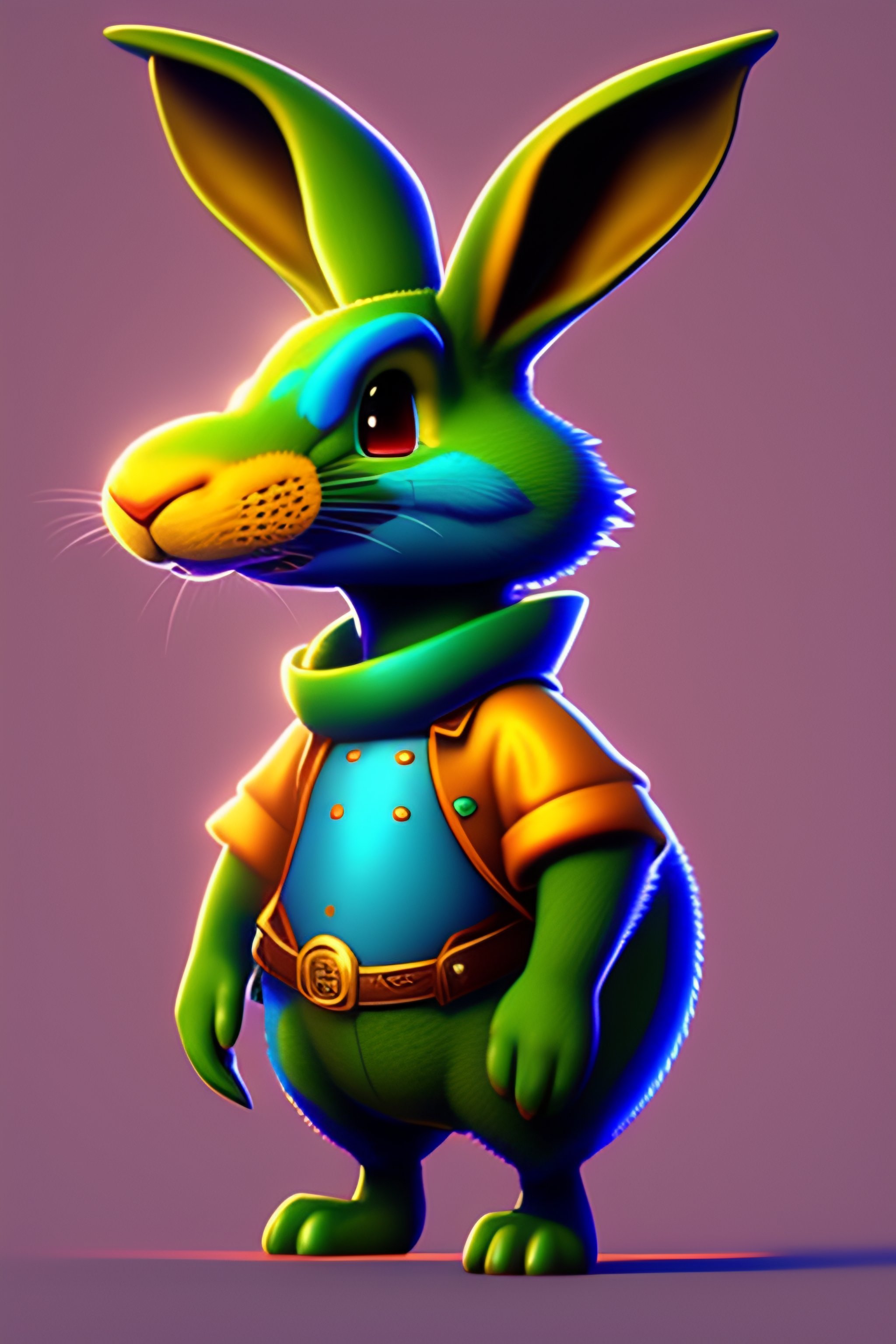 Lexica - High-resolution image A new character for the game Jazz ...