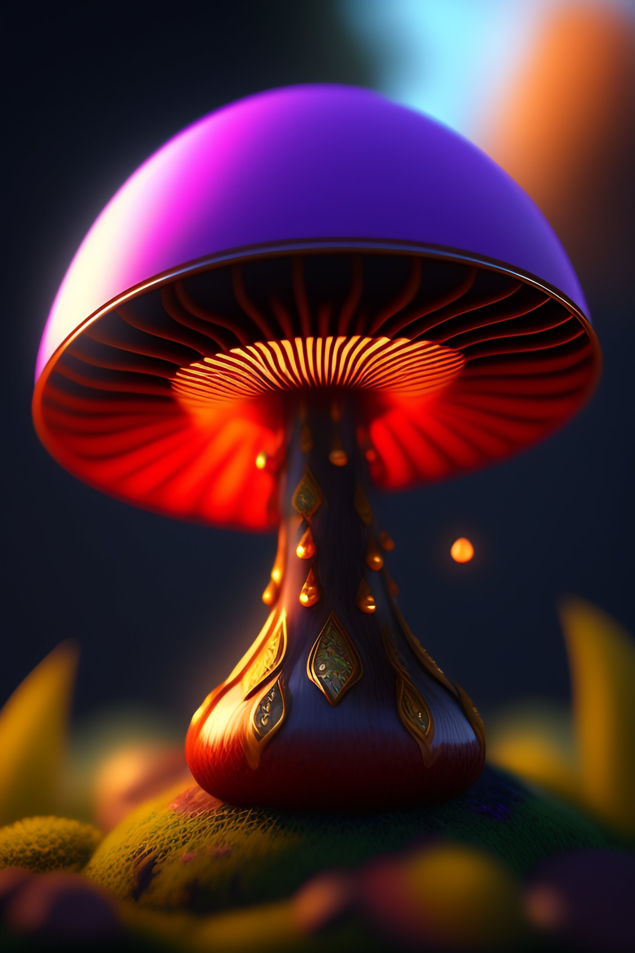 Lexica - Enchanted mushroom, creature design, unreal engine, artstation ...