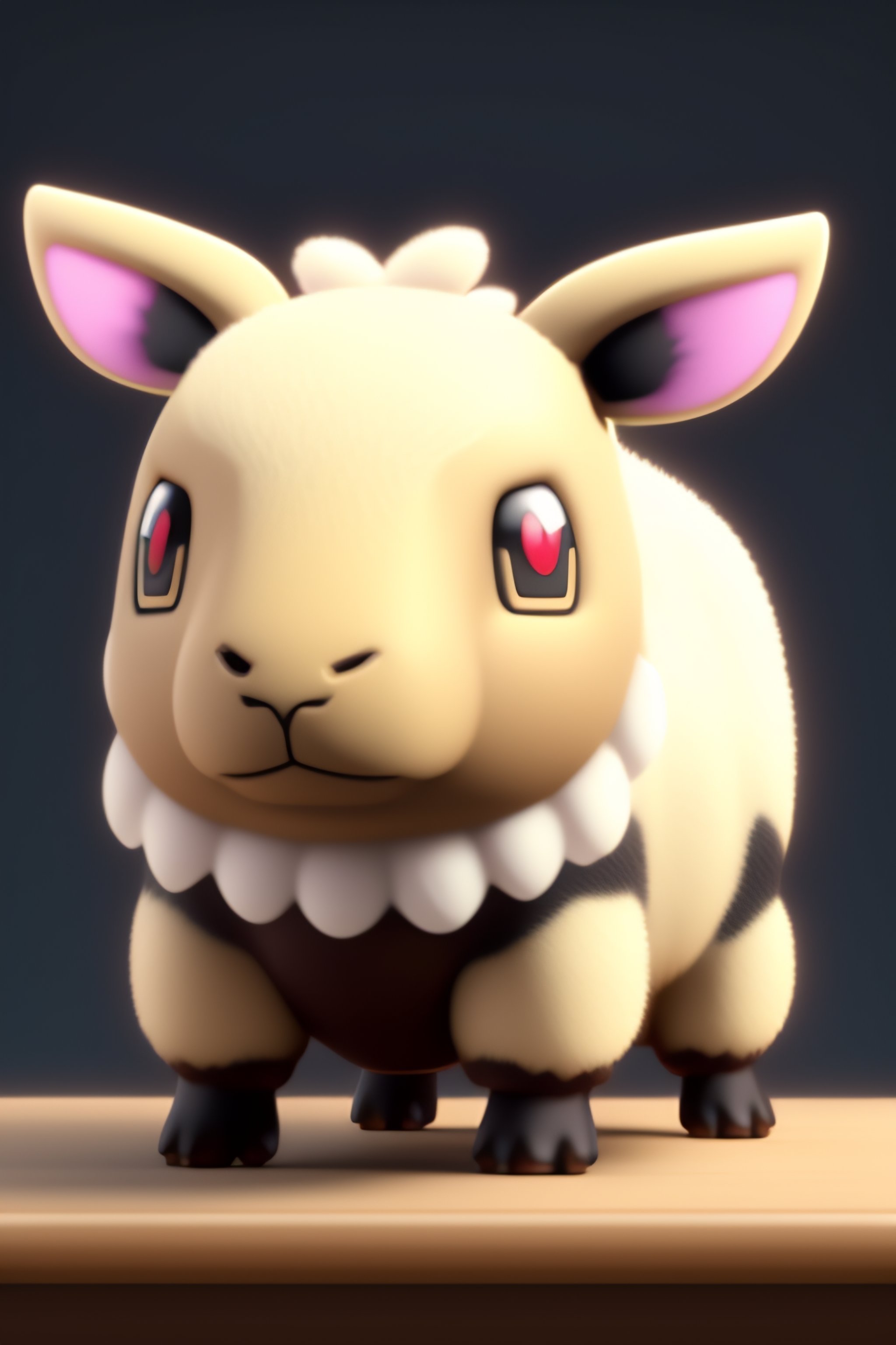 Lexica - A pokemon that looks like a cow mixed with a sheep with wings ...
