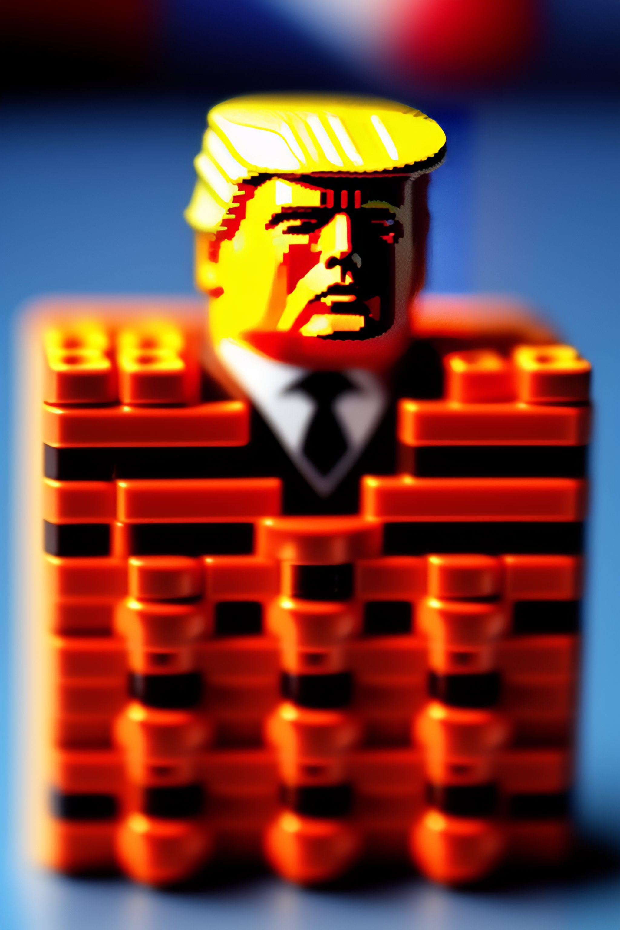 Lexica - Donald Trump build with LEGO