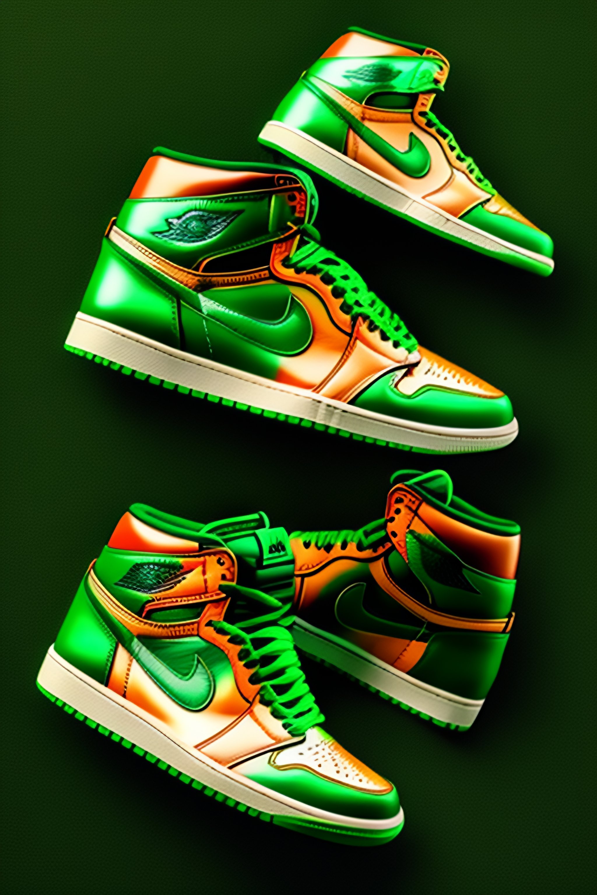 Lexica - Nike jordan 1 "chicago" colorway made of marijuana leaves ...