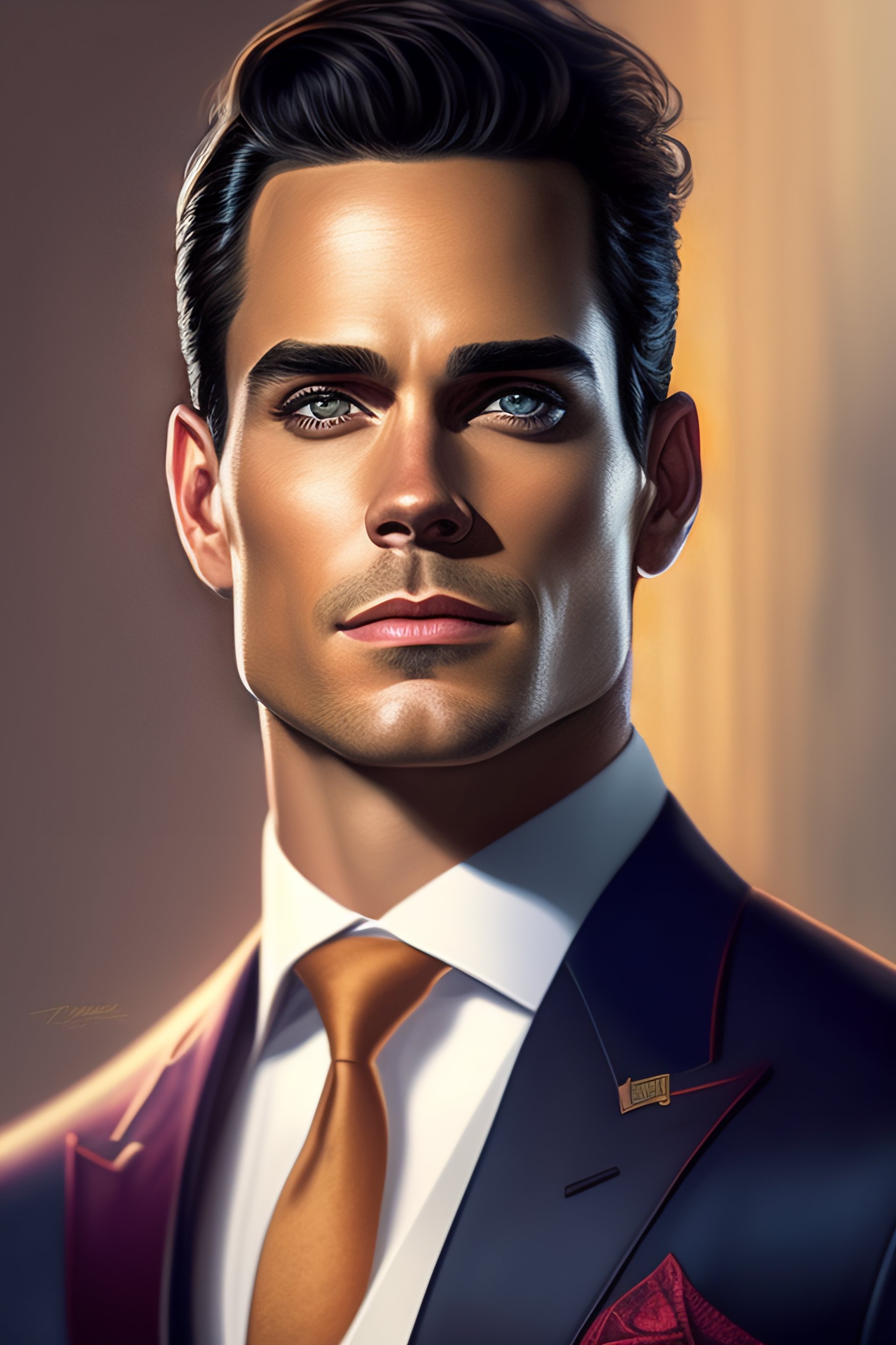 Lexica - Highly detailed portrait of matt bomer, symmetrical, digital painting, artstation ...