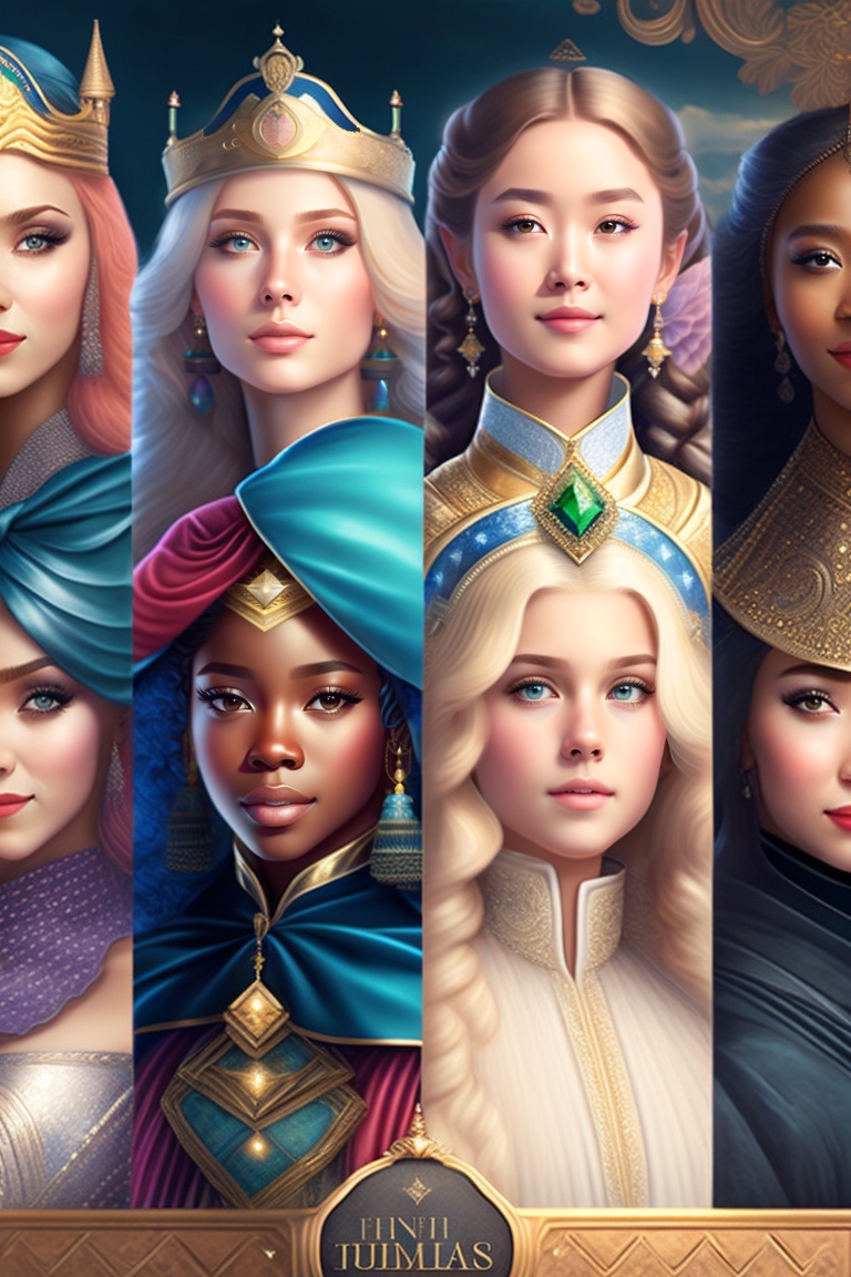 Lexica - Five princess, each one with magical and gracious powers.