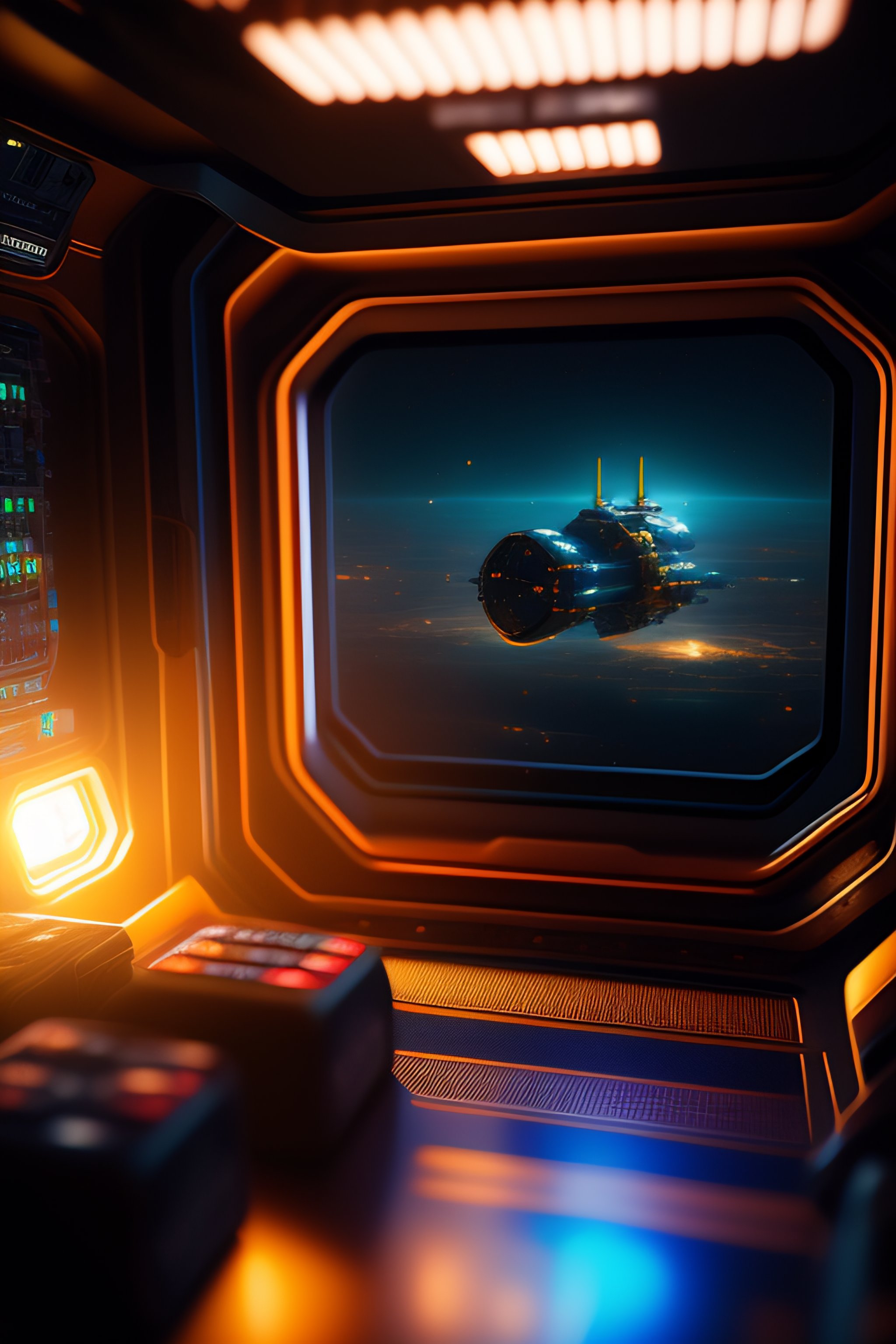 Lexica - Patching up a whole in the space station with corn, hyper ...