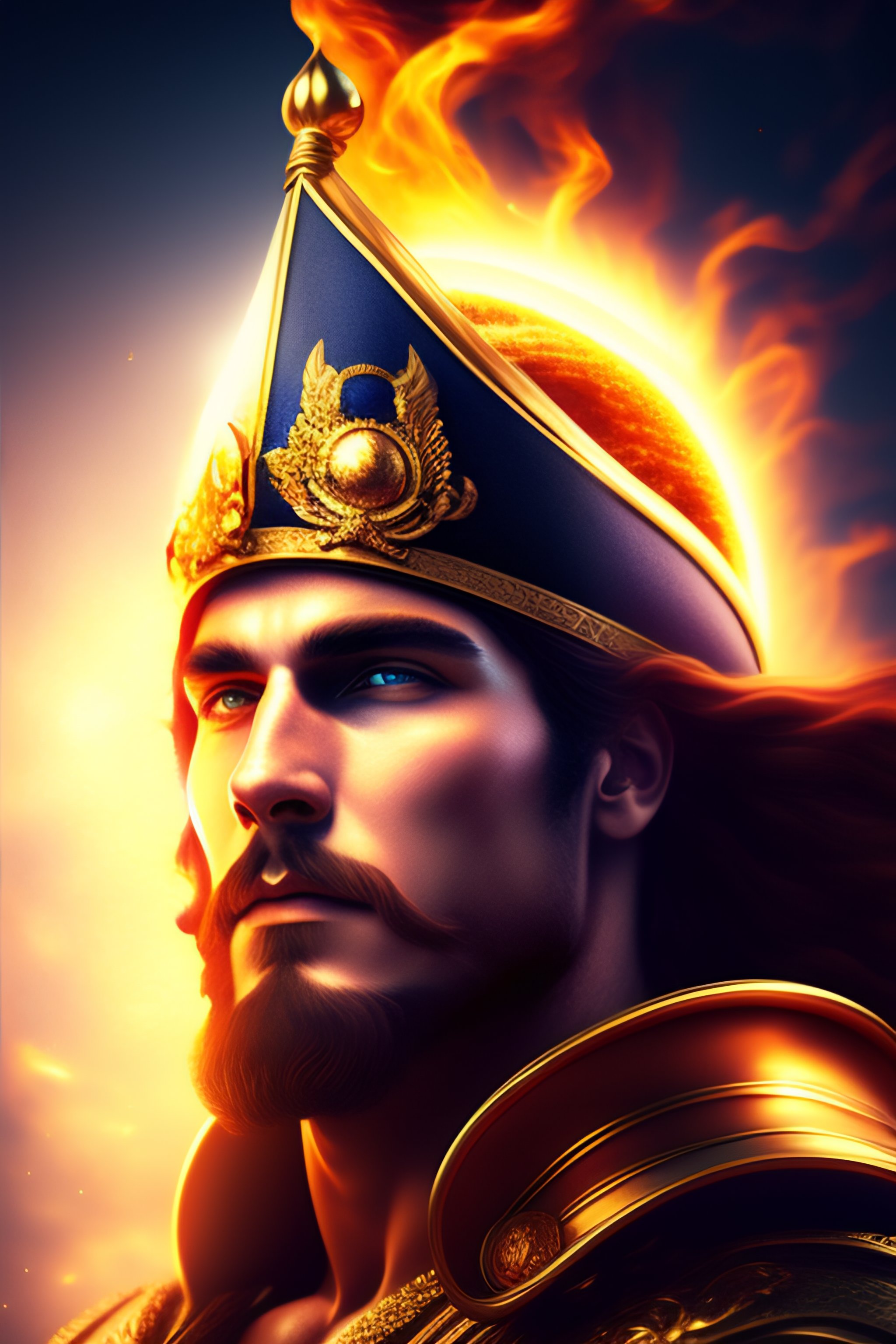 Lexica - Apollo, The Greek gods, Portrait, Pirate, Pirate hat, Pirate ...