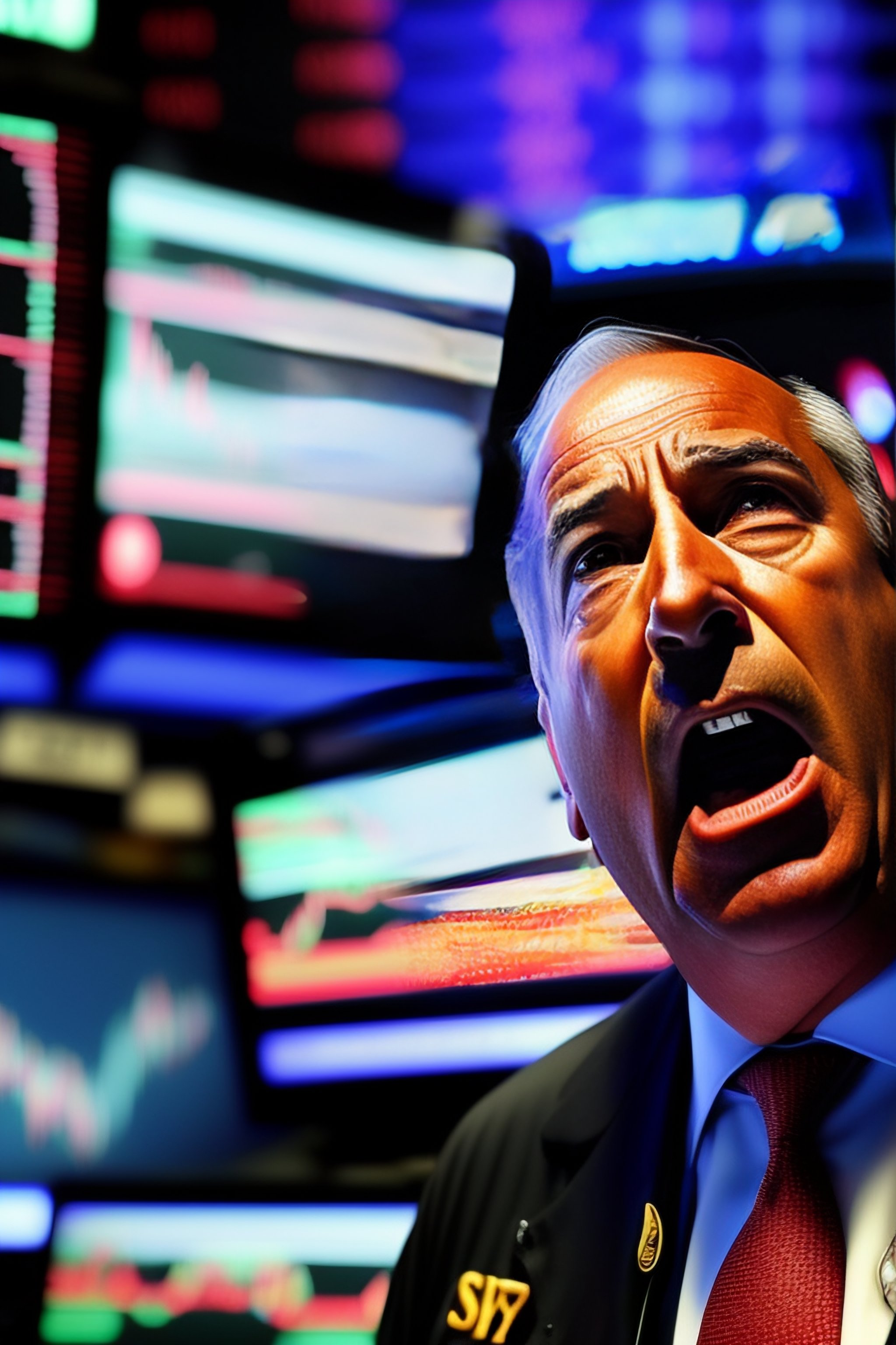 Lexica - Screaming Stock traders loosing money,Markets crashing