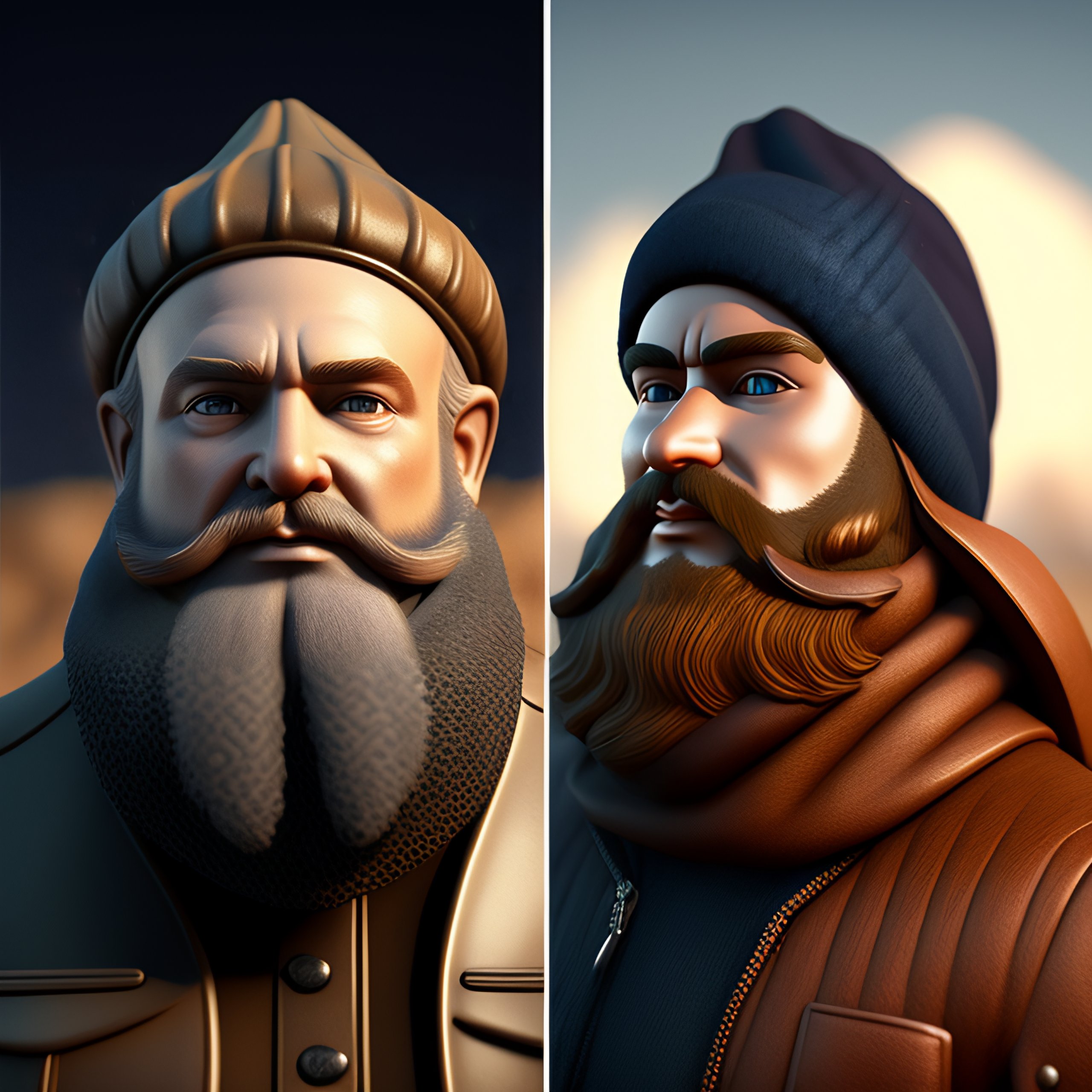 Lexica - Seamless repeatable texture with Scandinavian gnomes