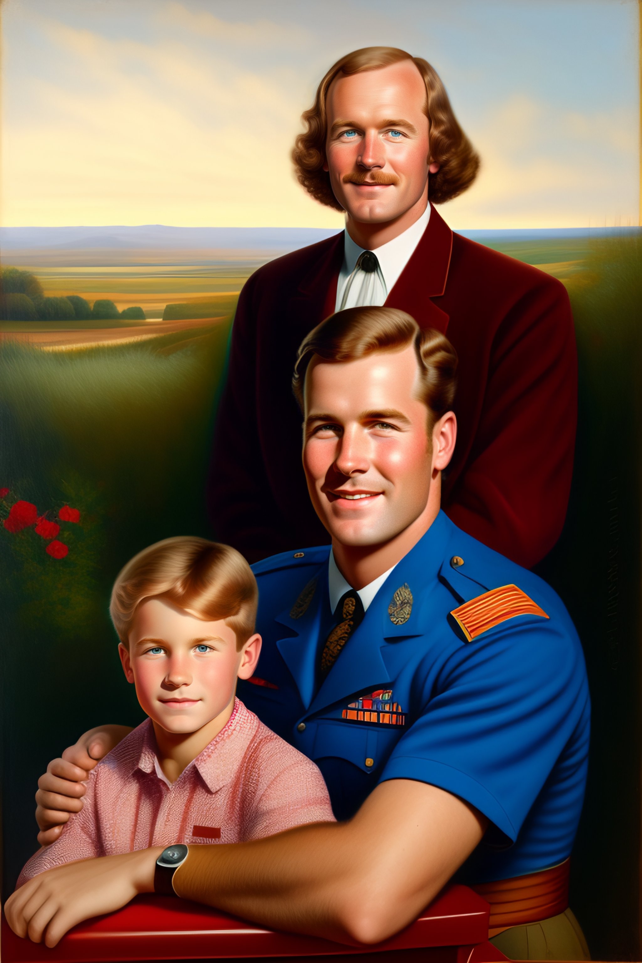 Lexica - Portrait of Young Lage with red berett