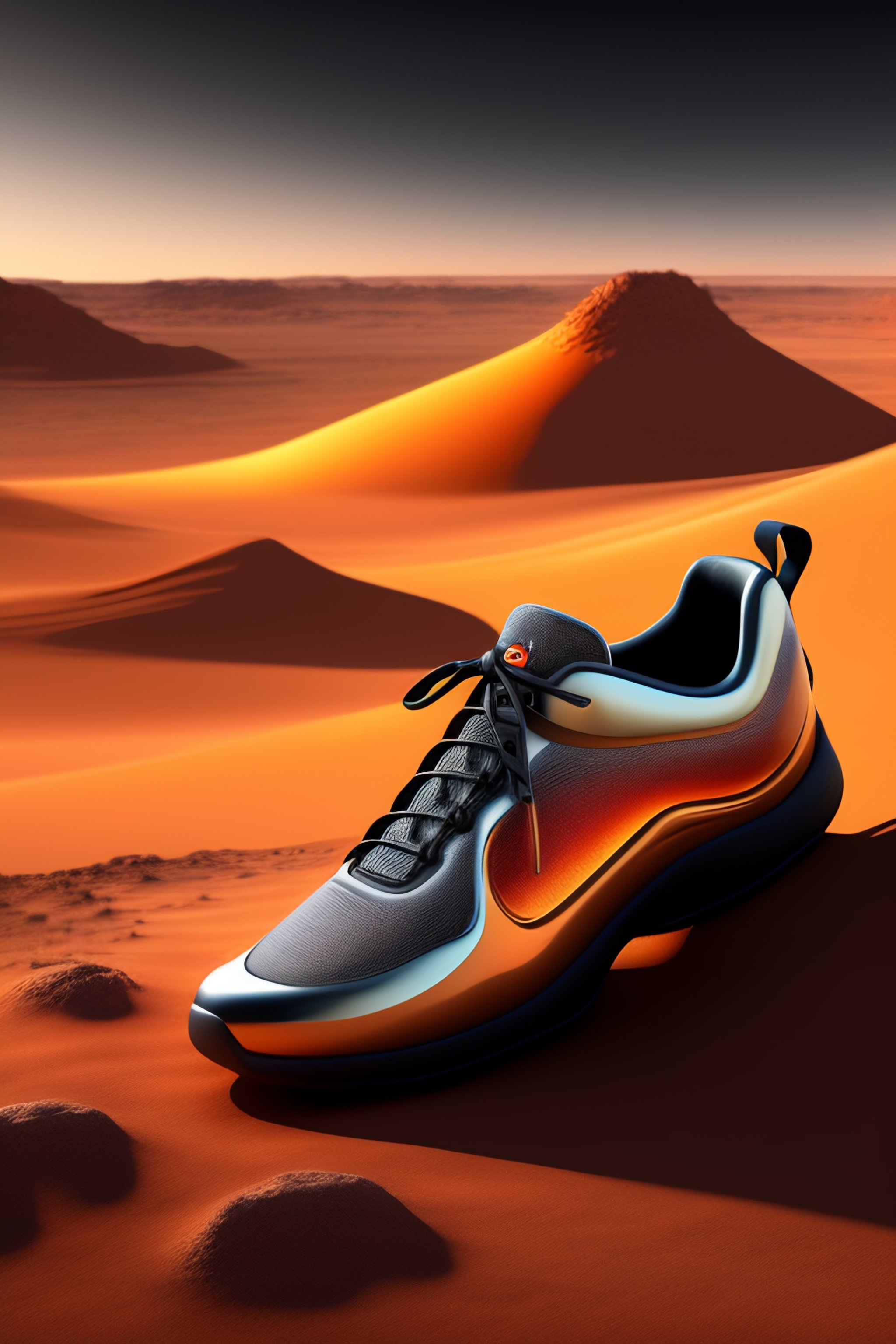 Lexica - Imagine tesla shoes on mars, render, unreal, realistic, detailed