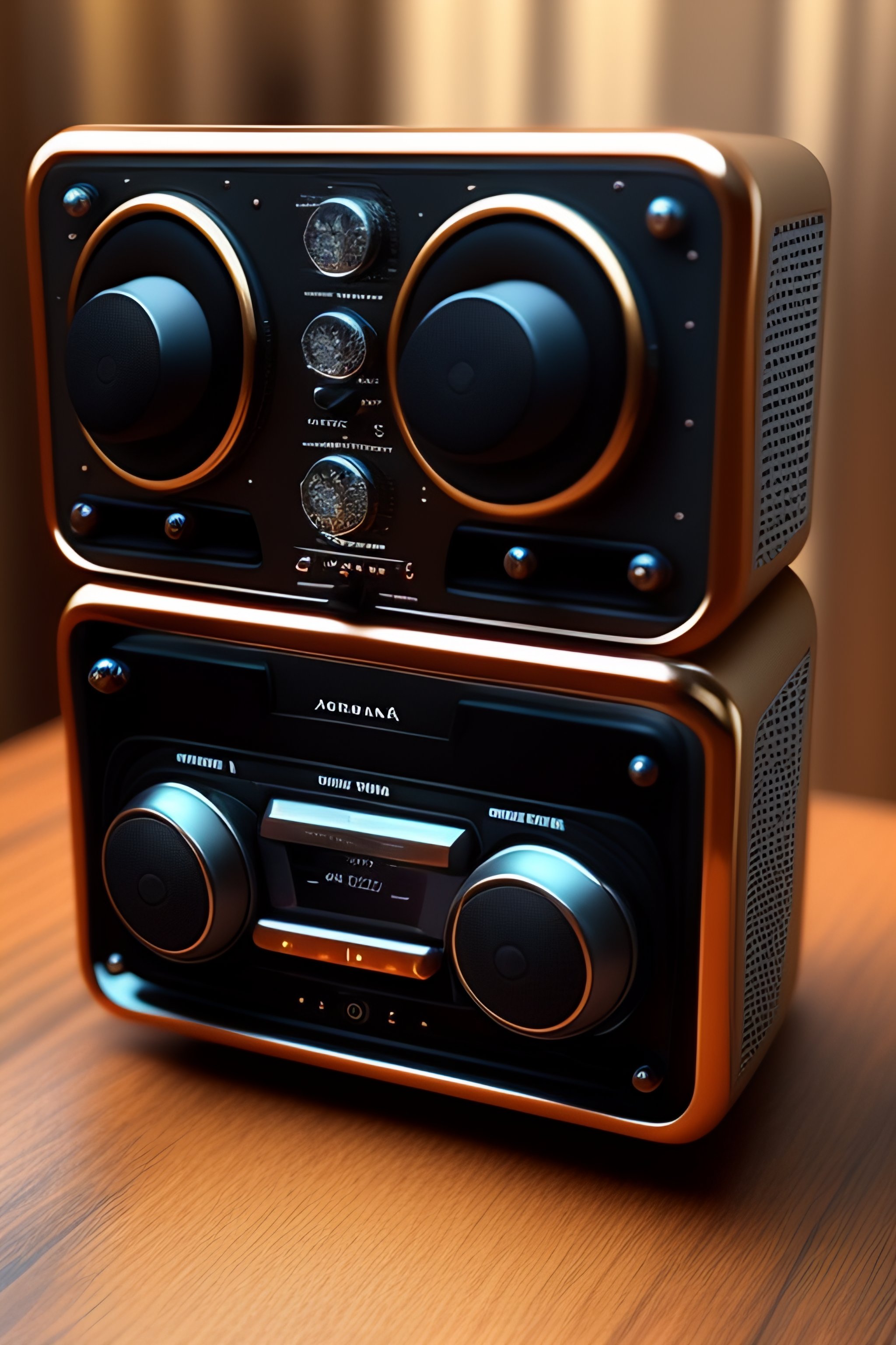 Lexica - Car audio system, steampunk