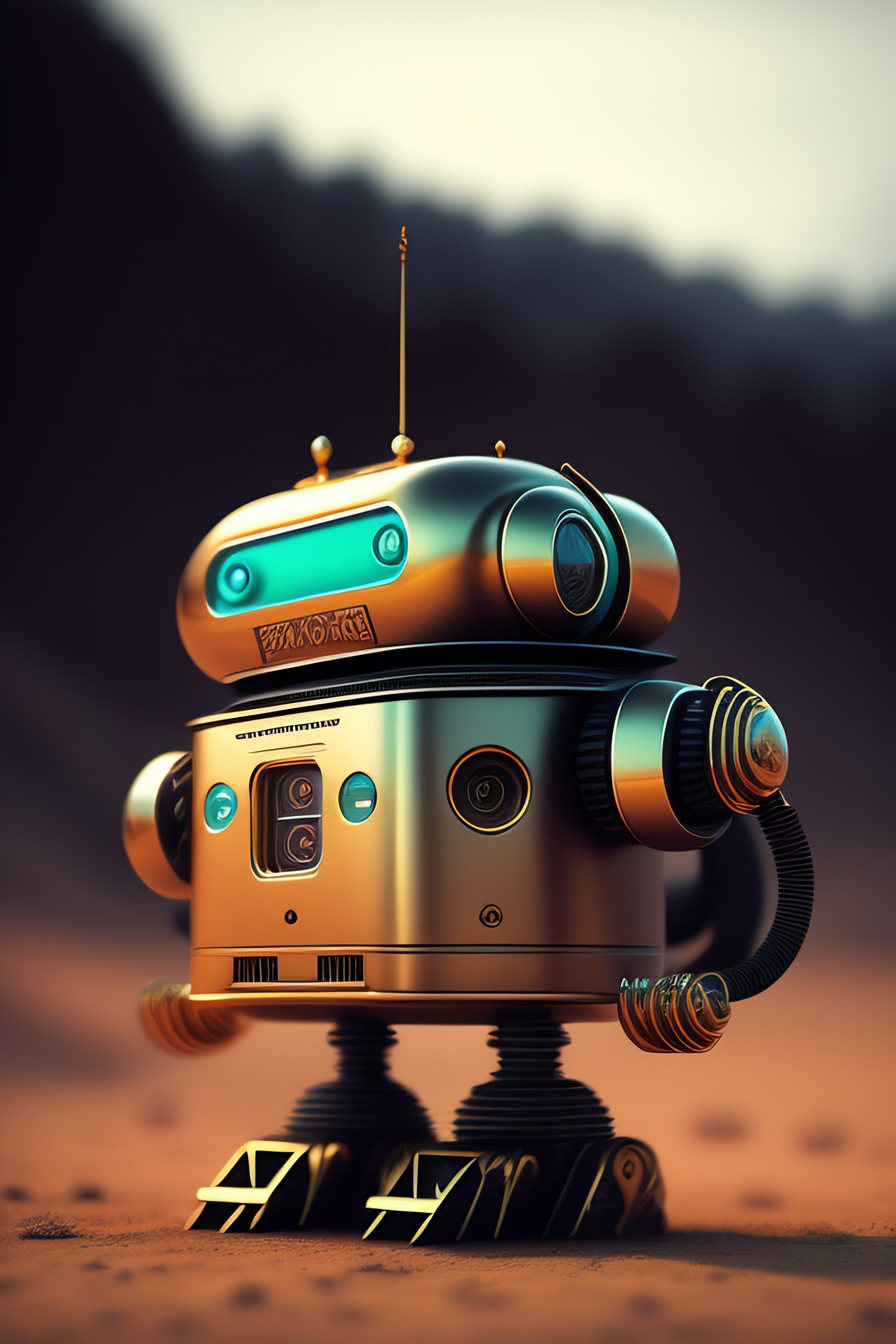 Lexica - Robot crying