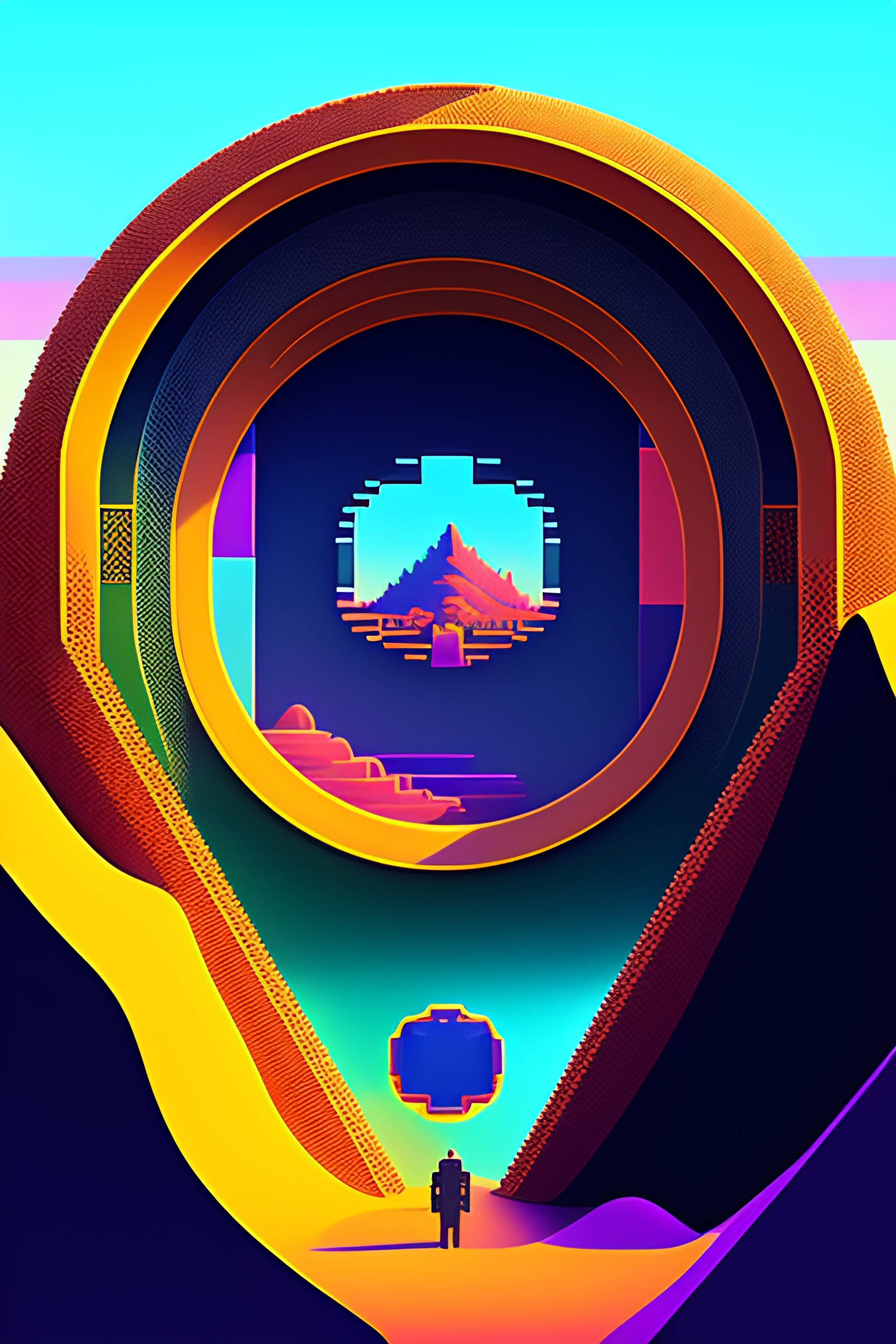 Lexica - Pixel art, retro pixel style, gameboy graphic, futuristic ...