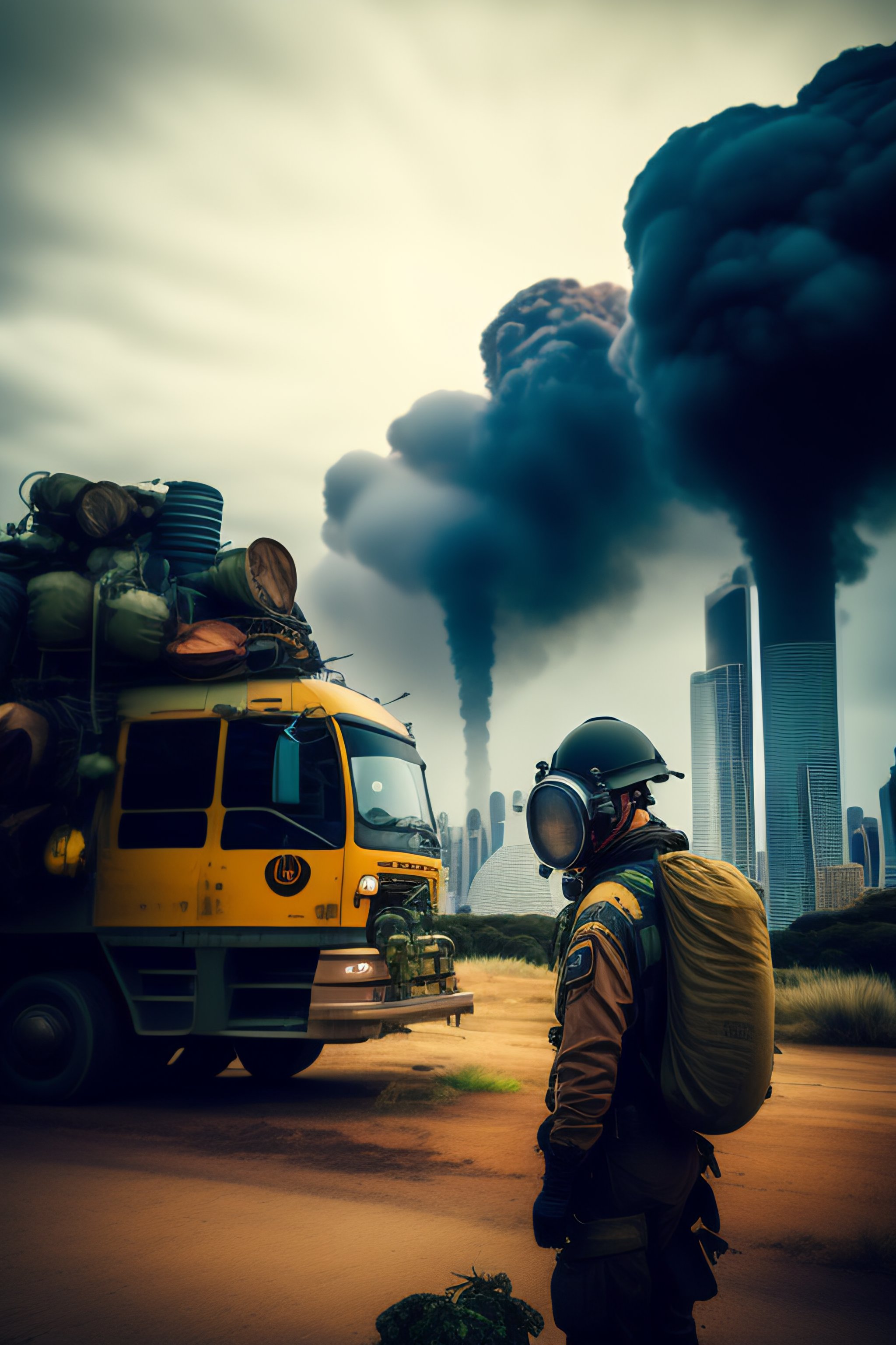 Lexica - Sydney Australia, post apocalyptic, mushroom cloud, disaster ...