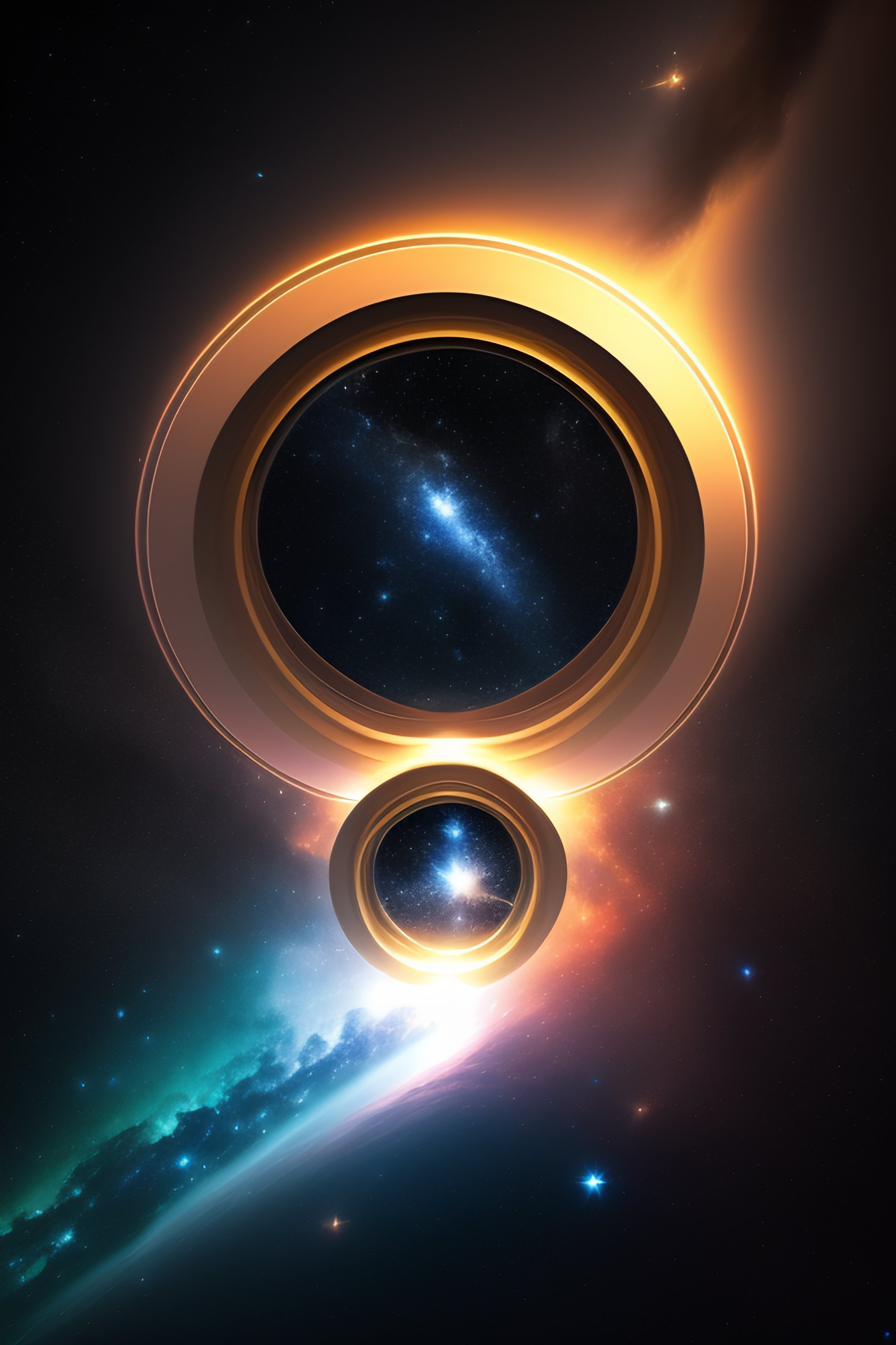 Lexica - 3D rendering of stars in space in the shape of number 14