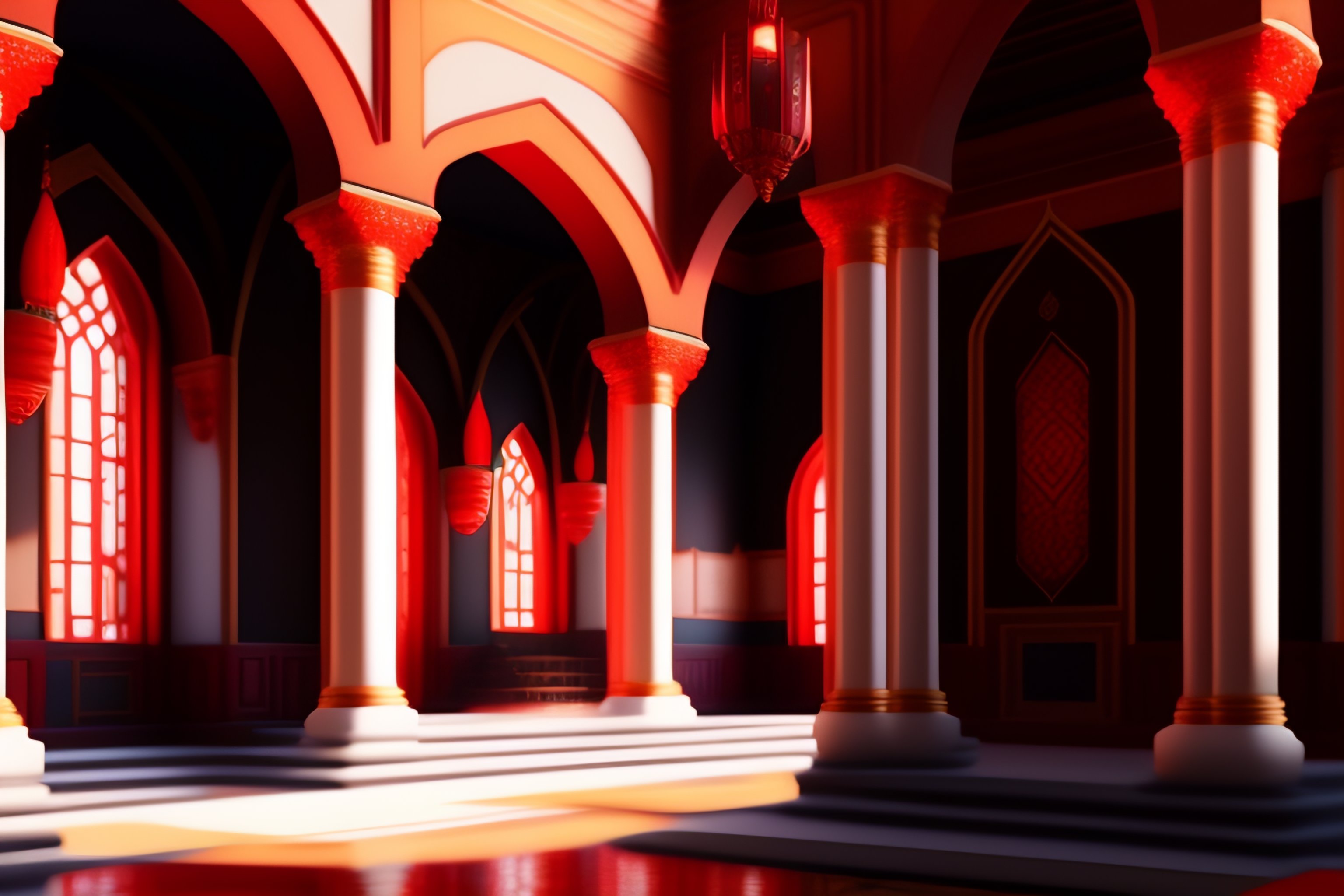 Lexica - Interior, castle, objects, columns, islam, architecture ...