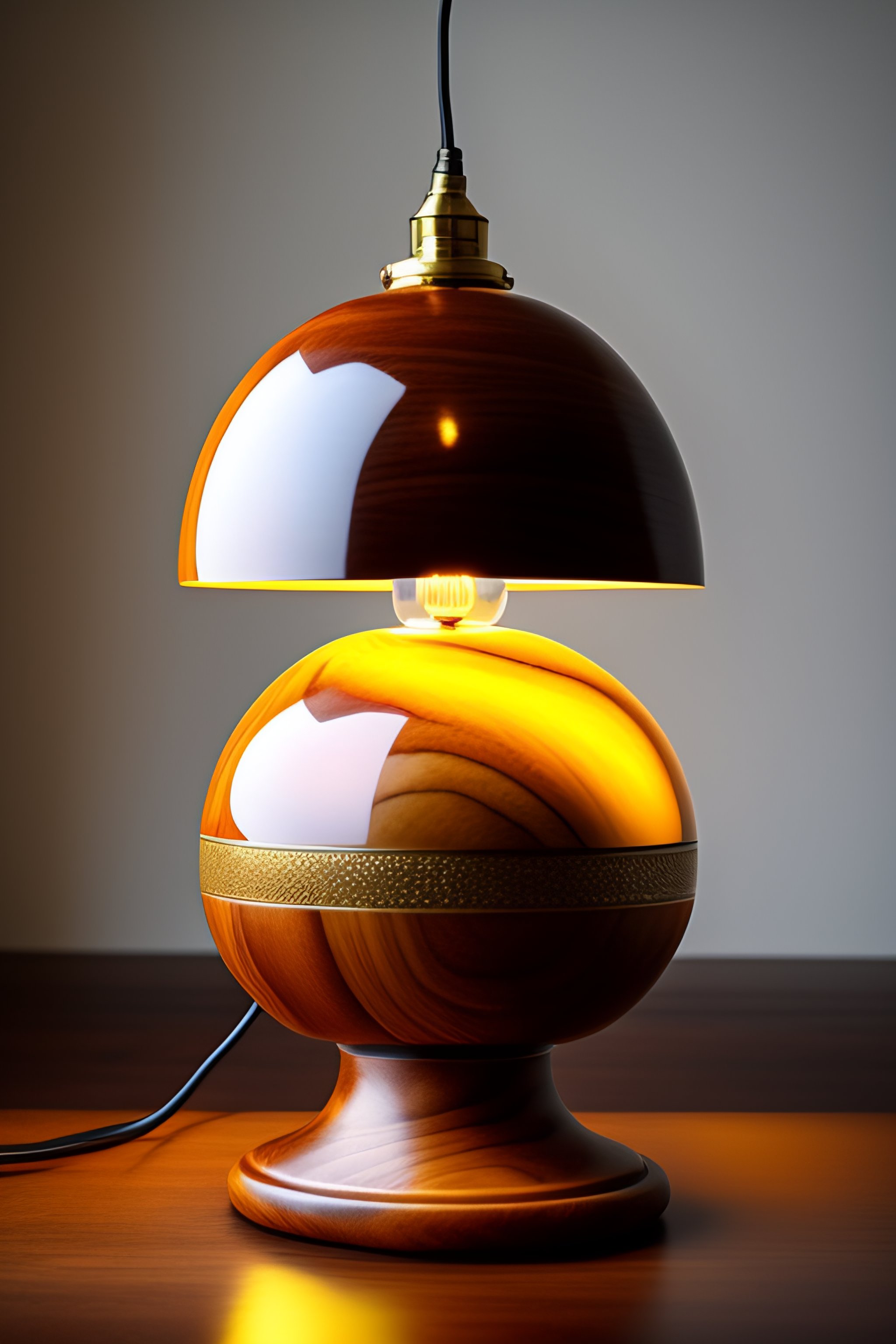 Lexica - Wooden sealing lamp
