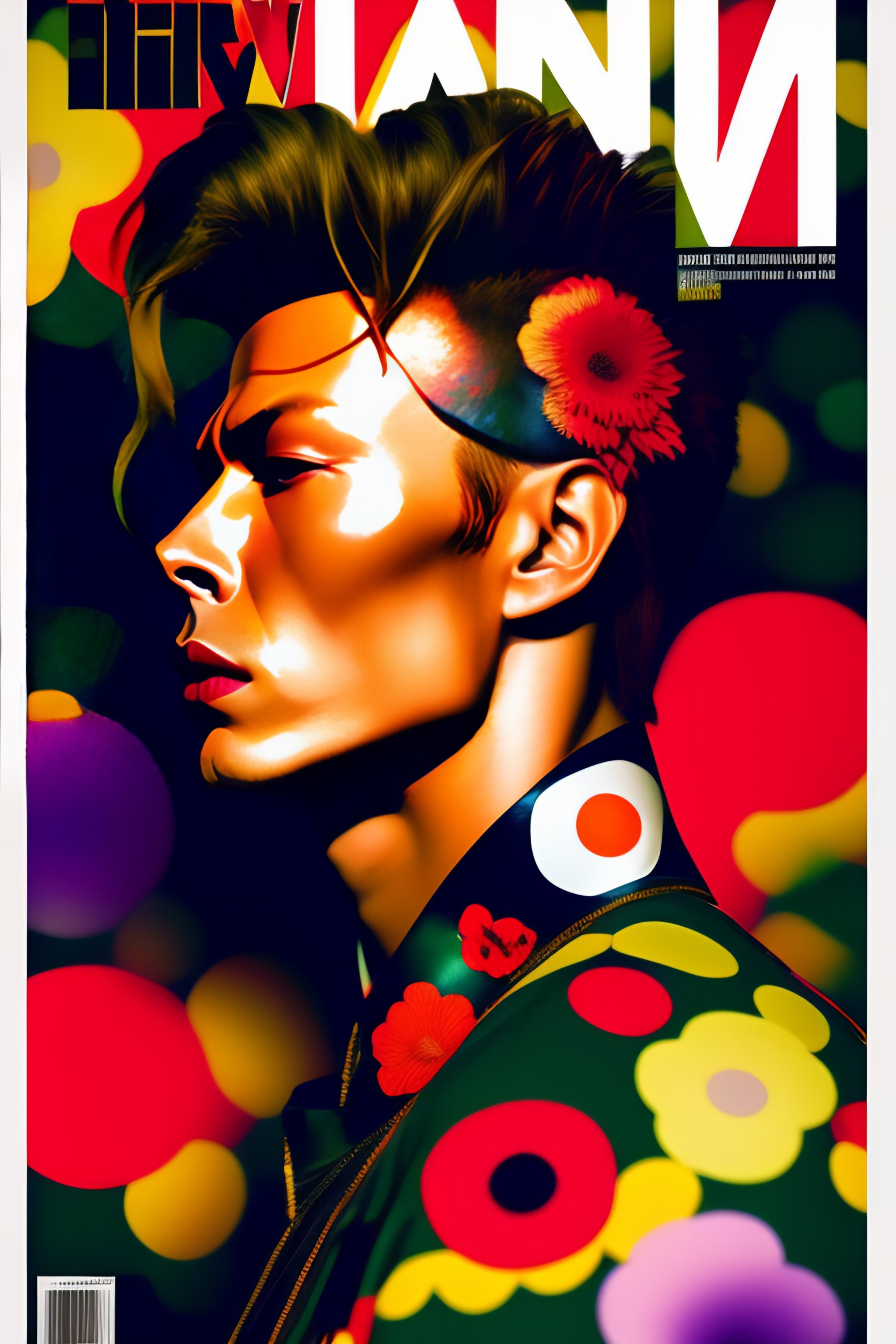 Lexica - Magazine cover poster, David Bowie upper portrait of male ...
