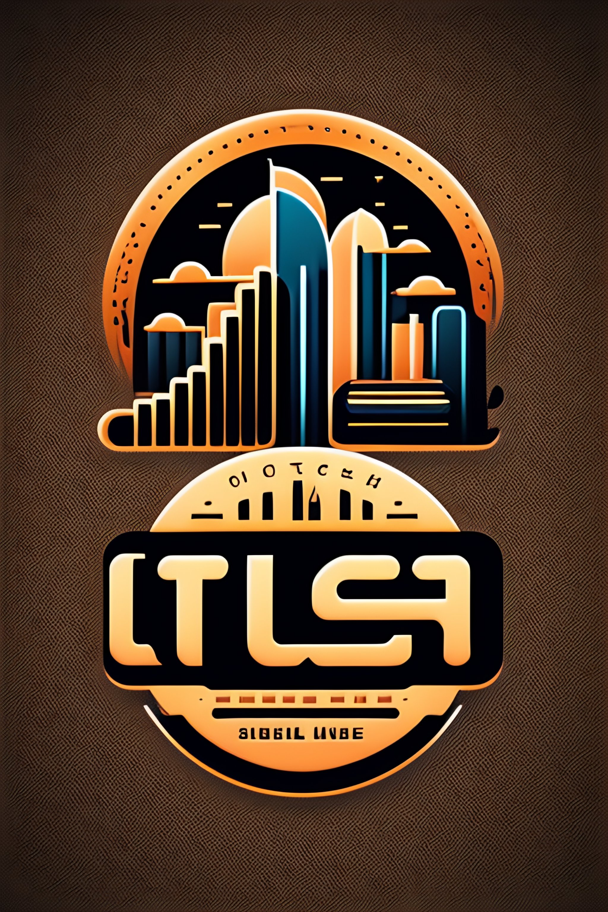 Lexica - Tech Startup, line art, logo style, flat, vector artwork,