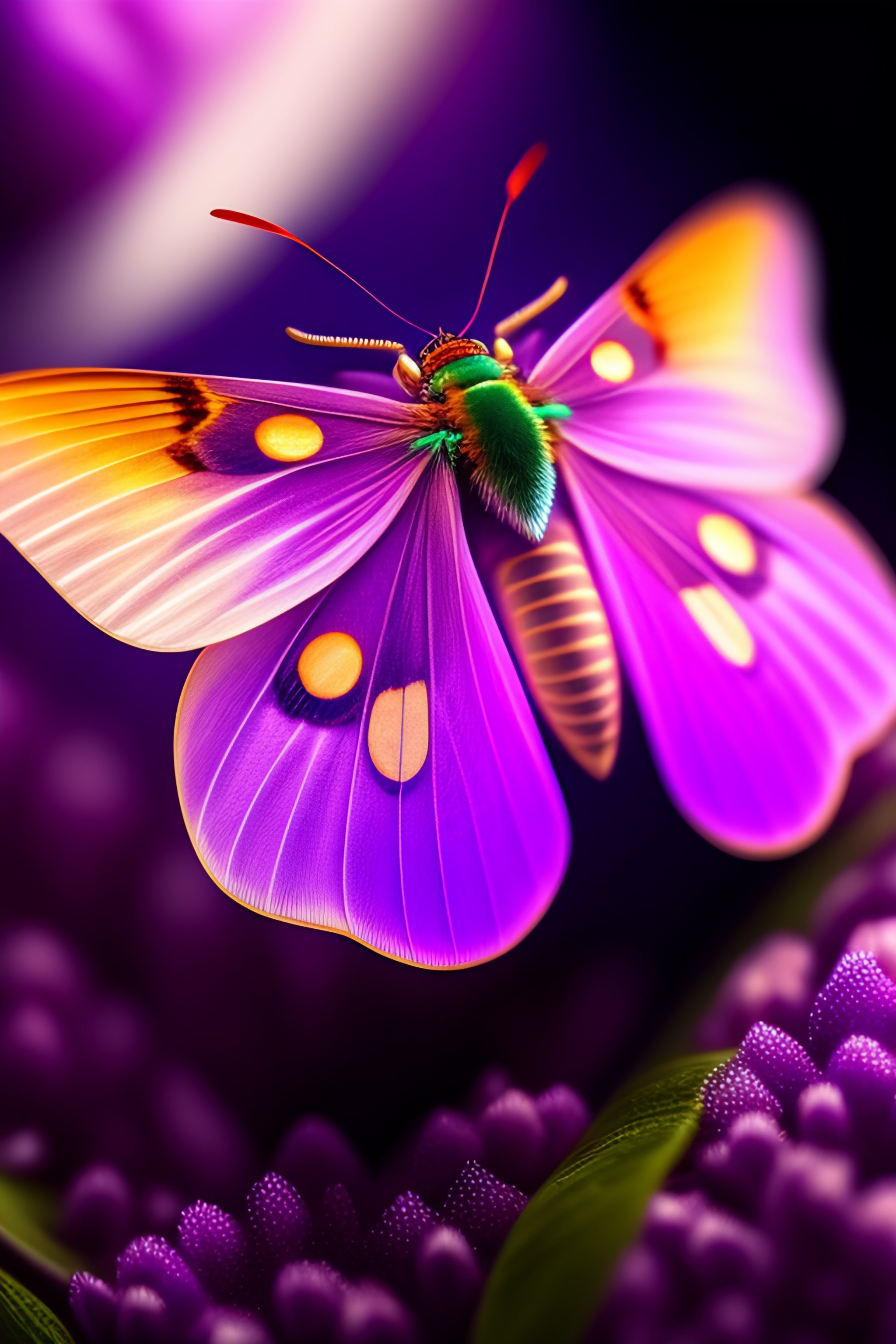 Lexica - High quality close-up photo pearlescent moth! jeweled gorgeous ...