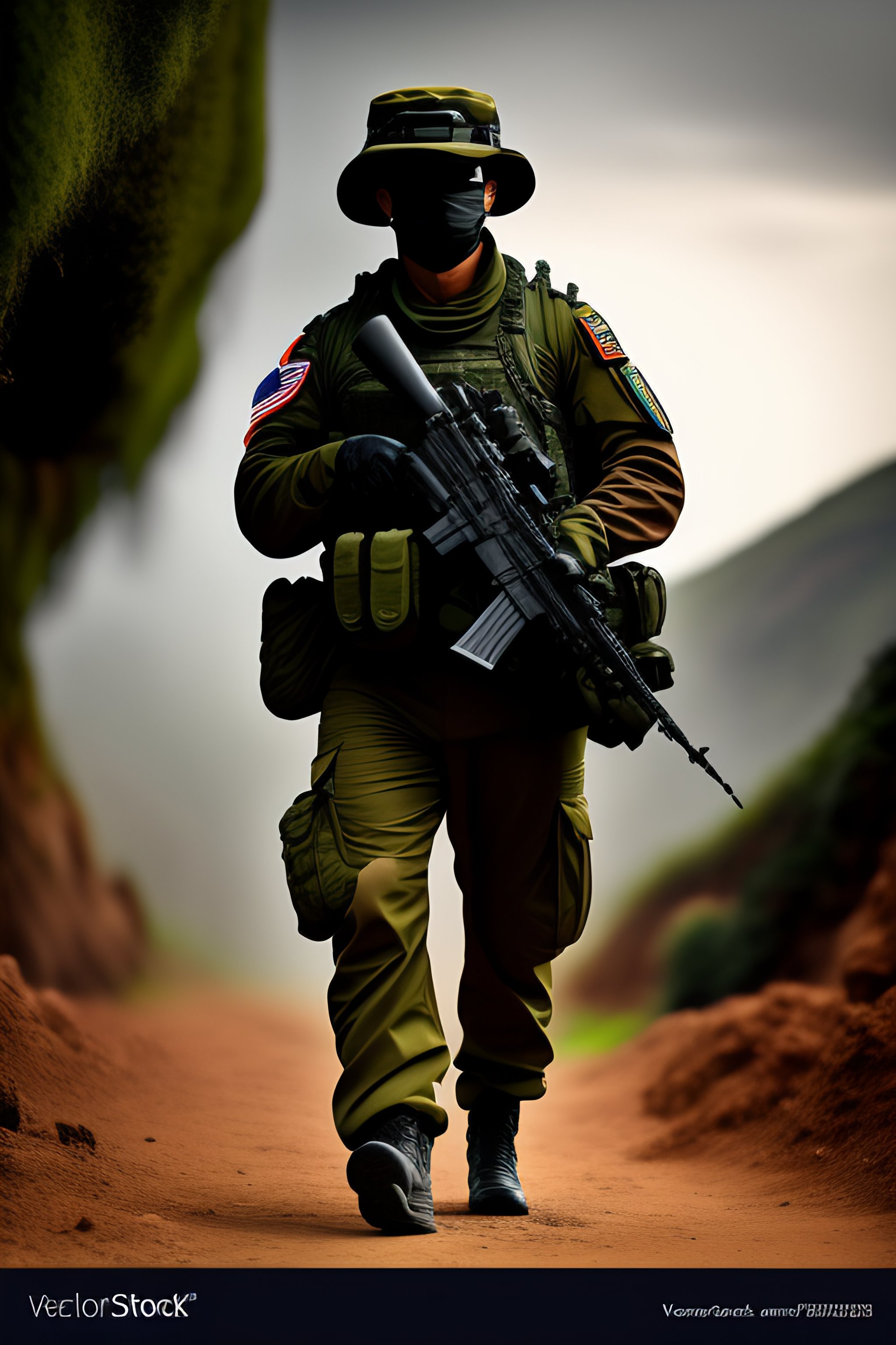 Lexica - Soldado humano equipado con unforme de fuerzas especiales de ...