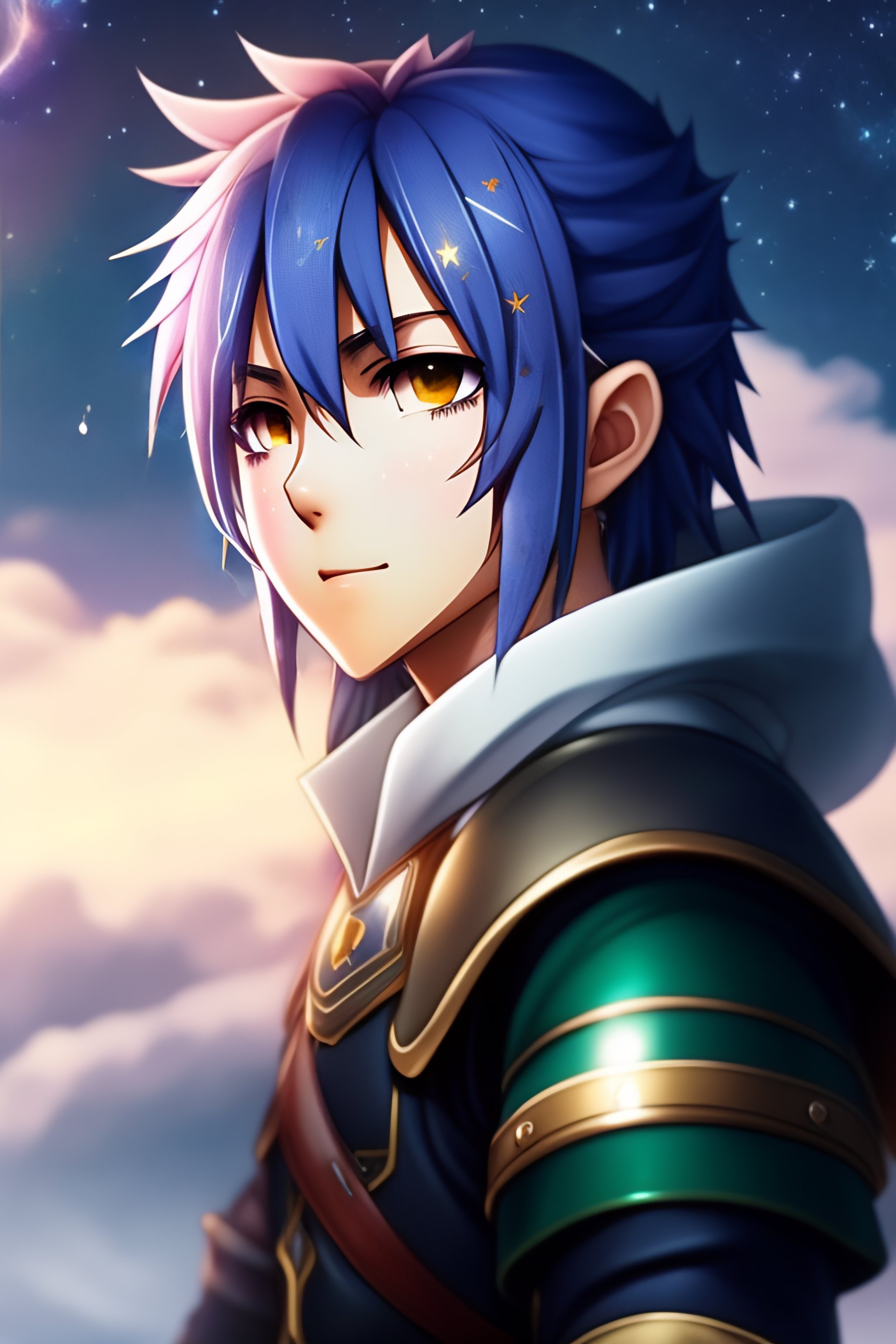 Lexica - Protrait, riku from kingdom hearts, sakimichan, grey hair ...