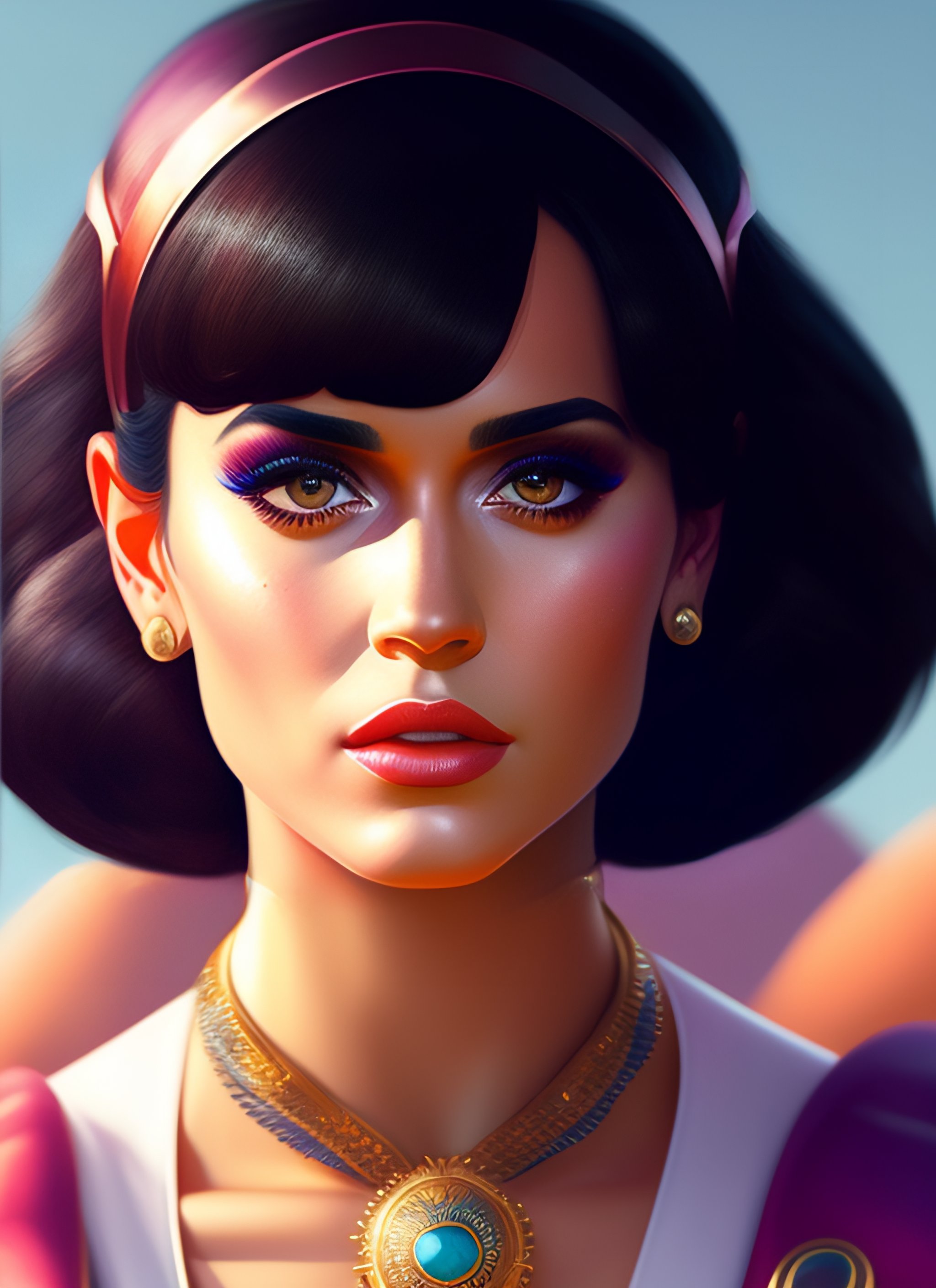 Lexica - Portrait of Katy Perry as Dora the Explorer, highly detailed ...