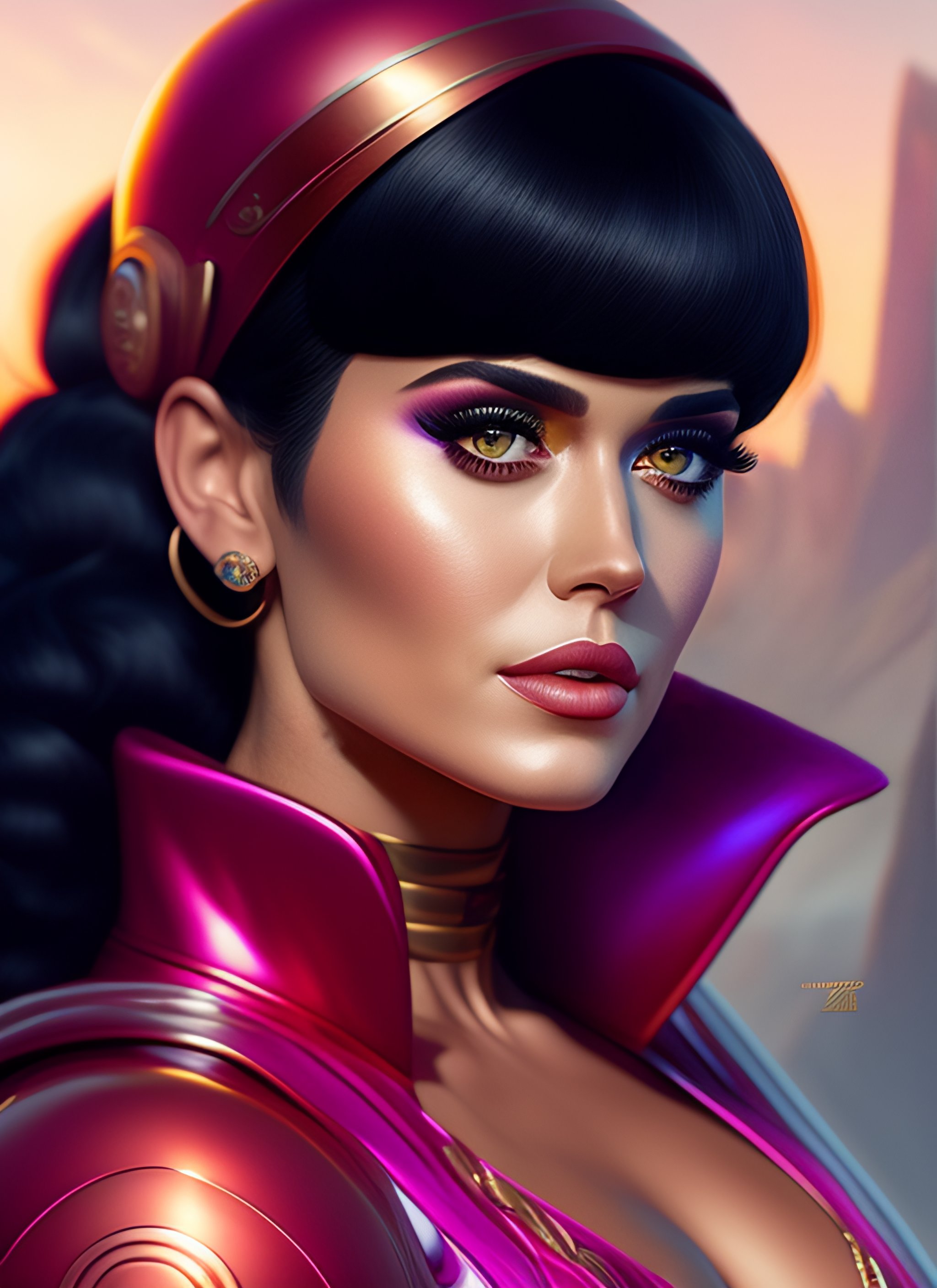 Lexica - Portrait of Katy Perry as Dora the Explorer, highly detailed ...