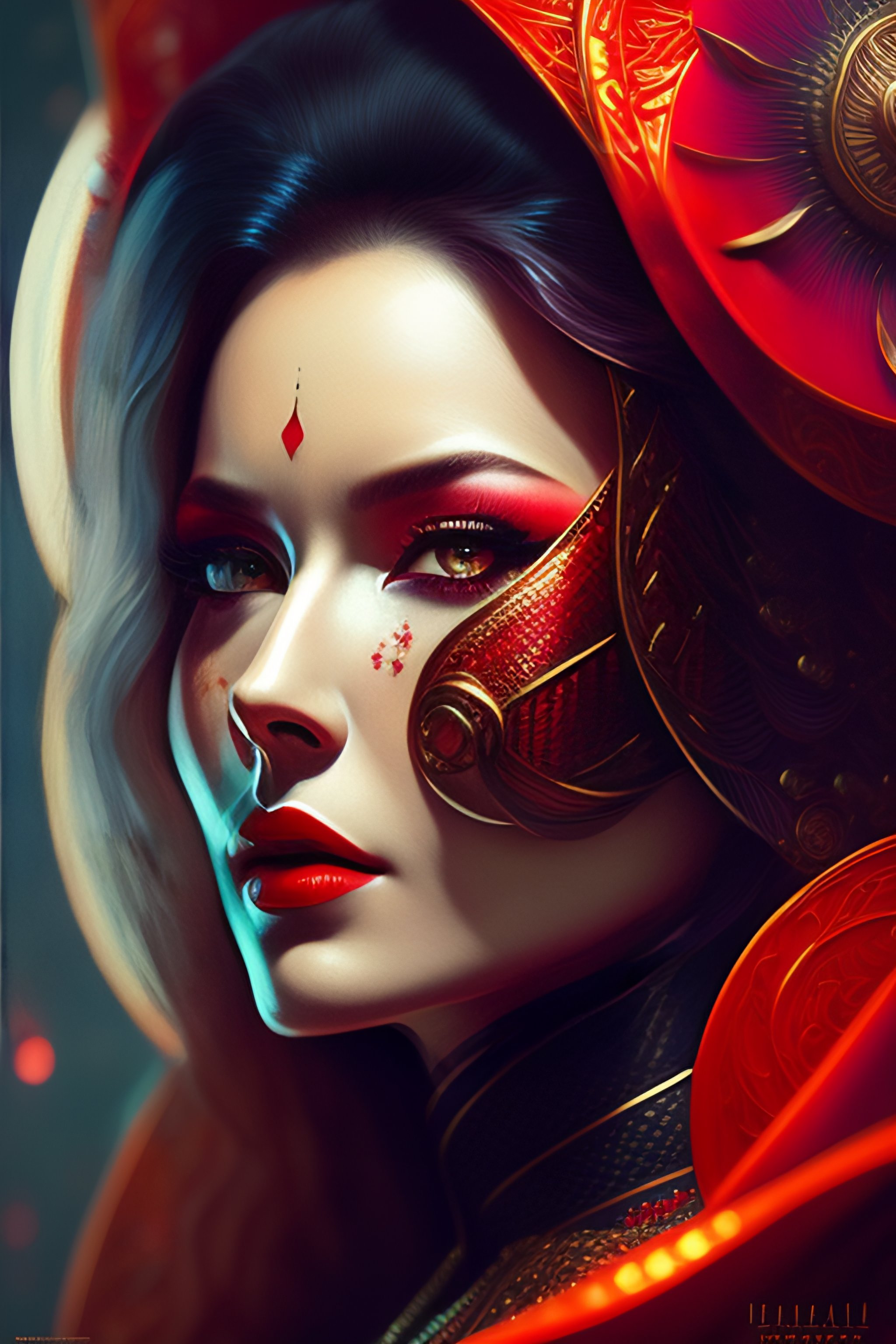 Lexica - Queen of hearts, matrix, highly detailed, cinematic, 8 k, by ...