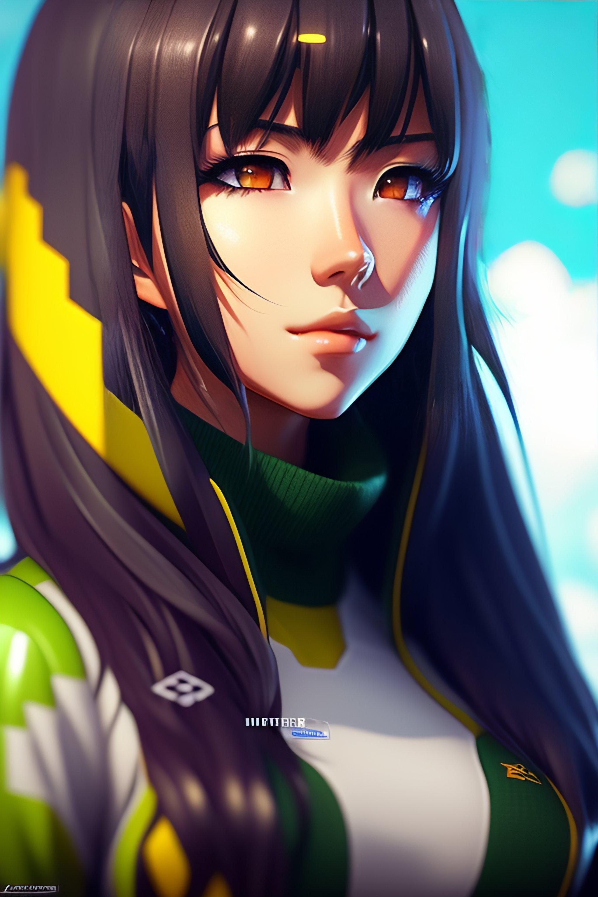 Lexica - Realistic anime Minecraft creeper, full body pose, intricate ...