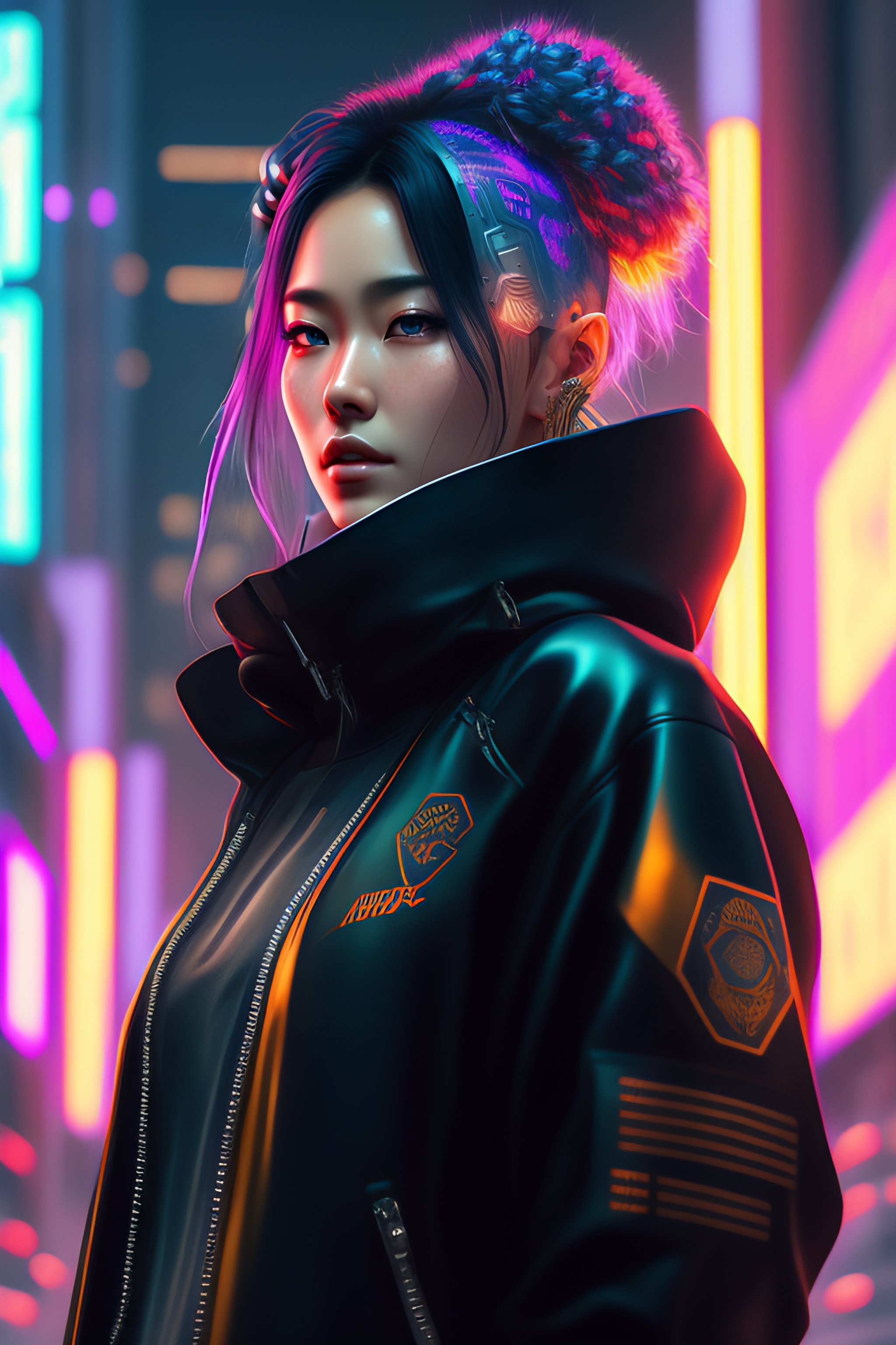 Lexica - Wearing cyberpunk intricate streetwear, respirator, beautiful ...