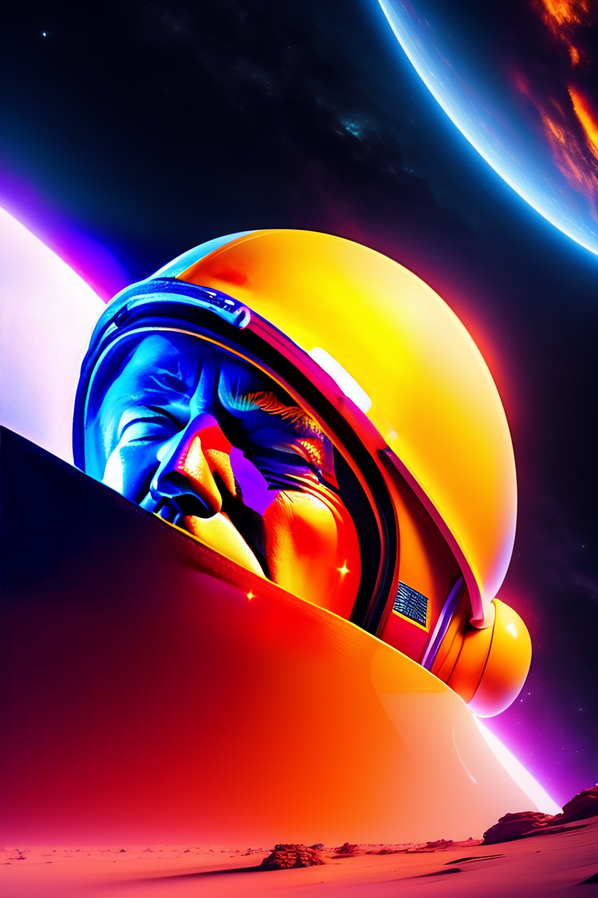 Lexica - Beeple's newest art work of donald trump living as an ...