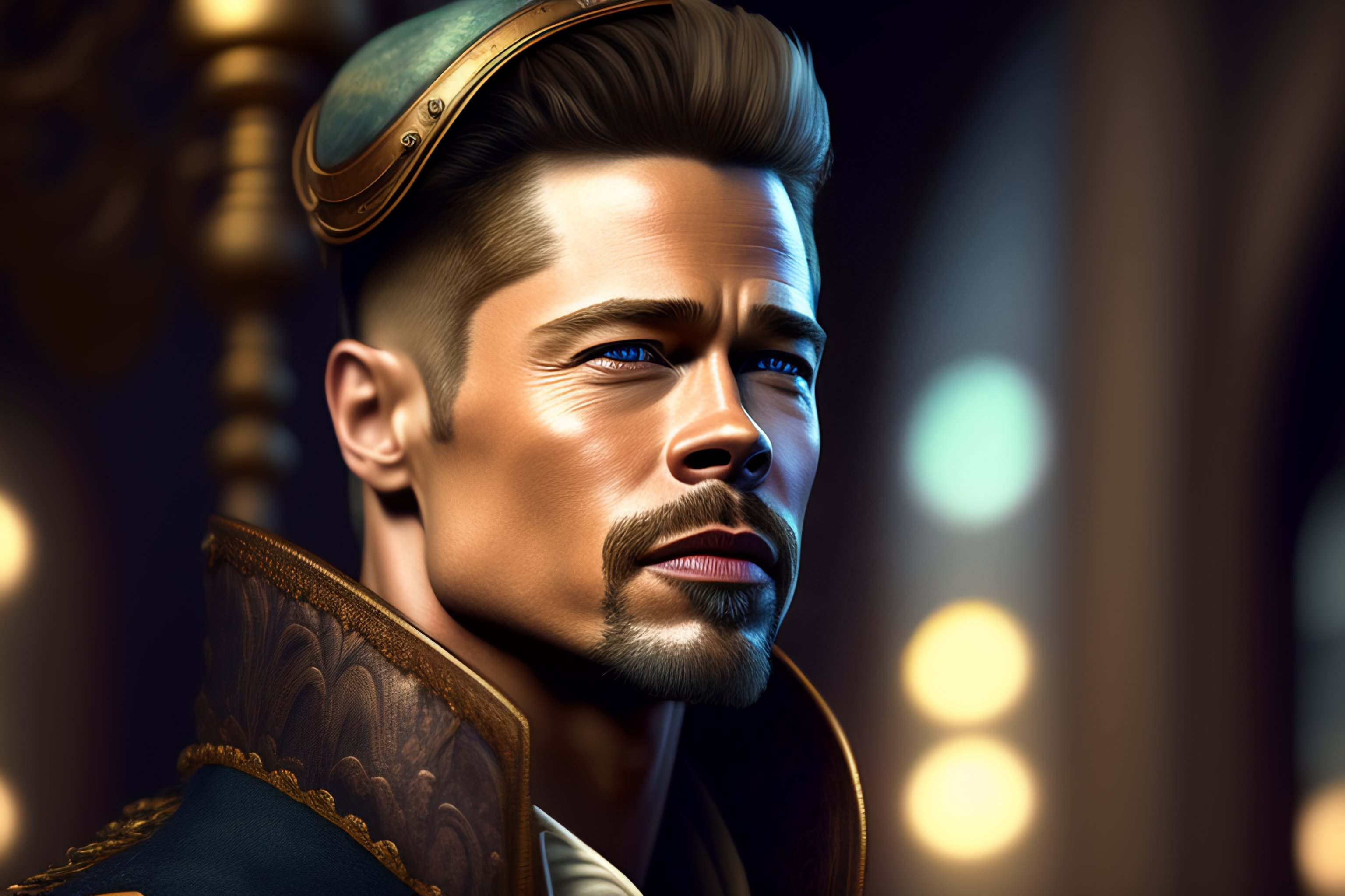 Lexica - Brad pitt, steampunk, octane render, fantasy magic, van gogh, 4k