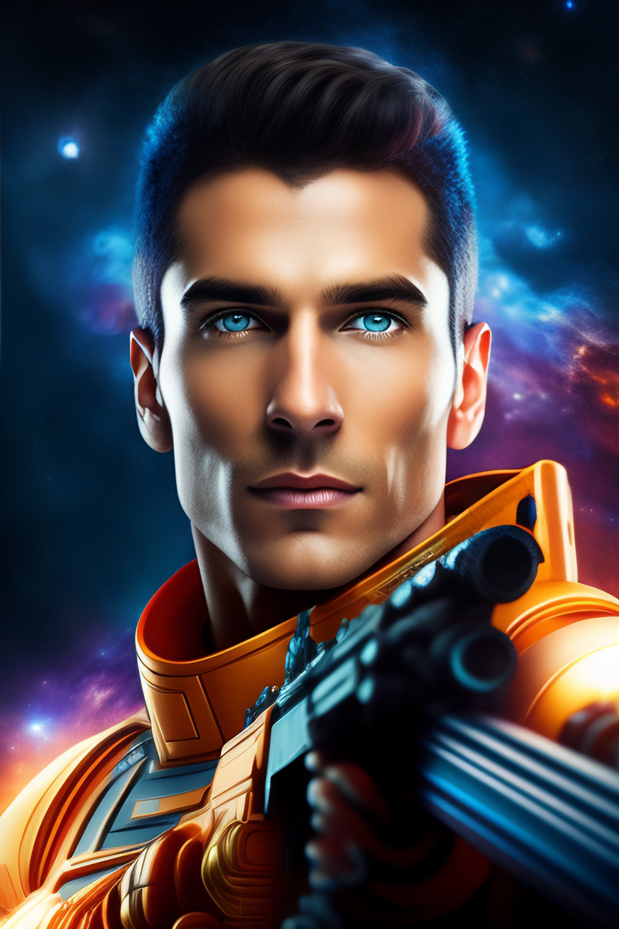 Lexica - Avatar in real life, head and shoulders portrait, holding a ...