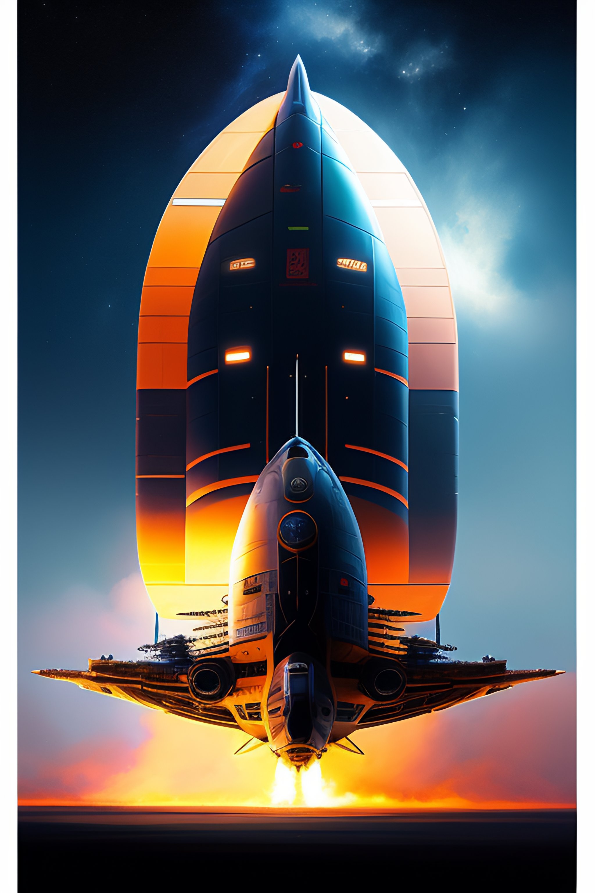 Lexica - Space ship under fire