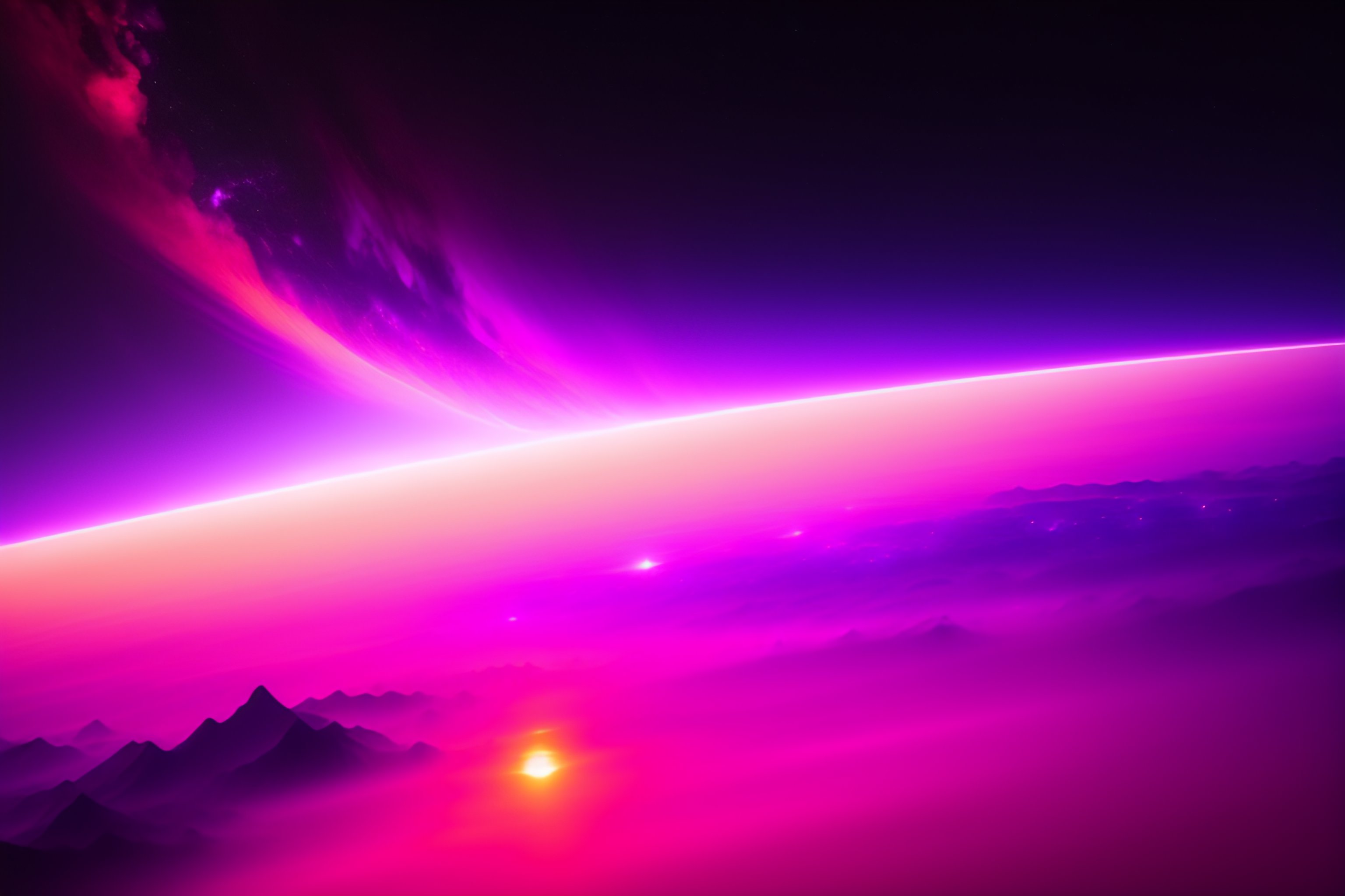 Lexica - Space, singularity, many pink color, many purple color ...