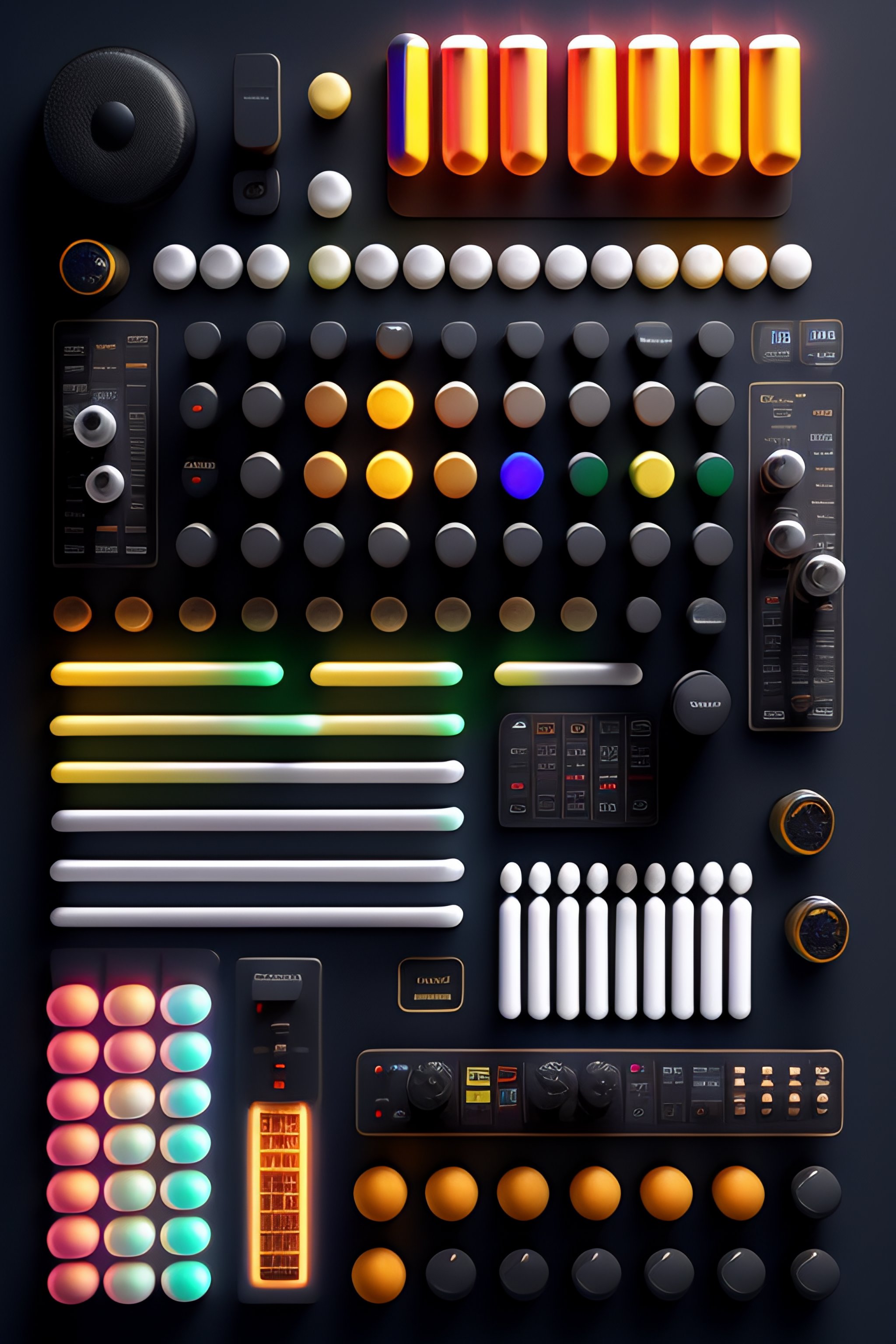 Lexica - Roland rhythm machine beat pad buttons, Costumes and props ...