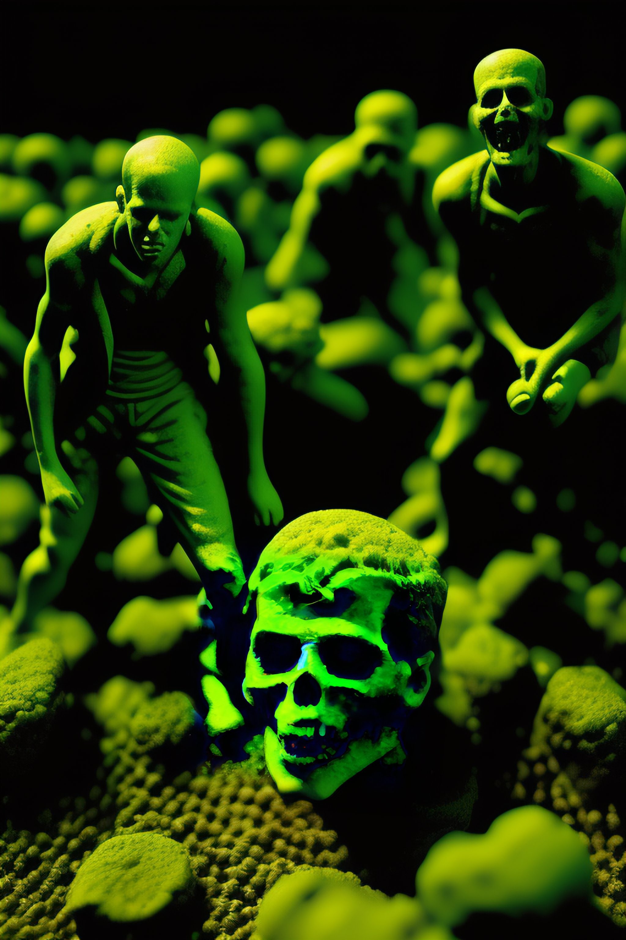 Lexica - Zombies decay in bile green hell