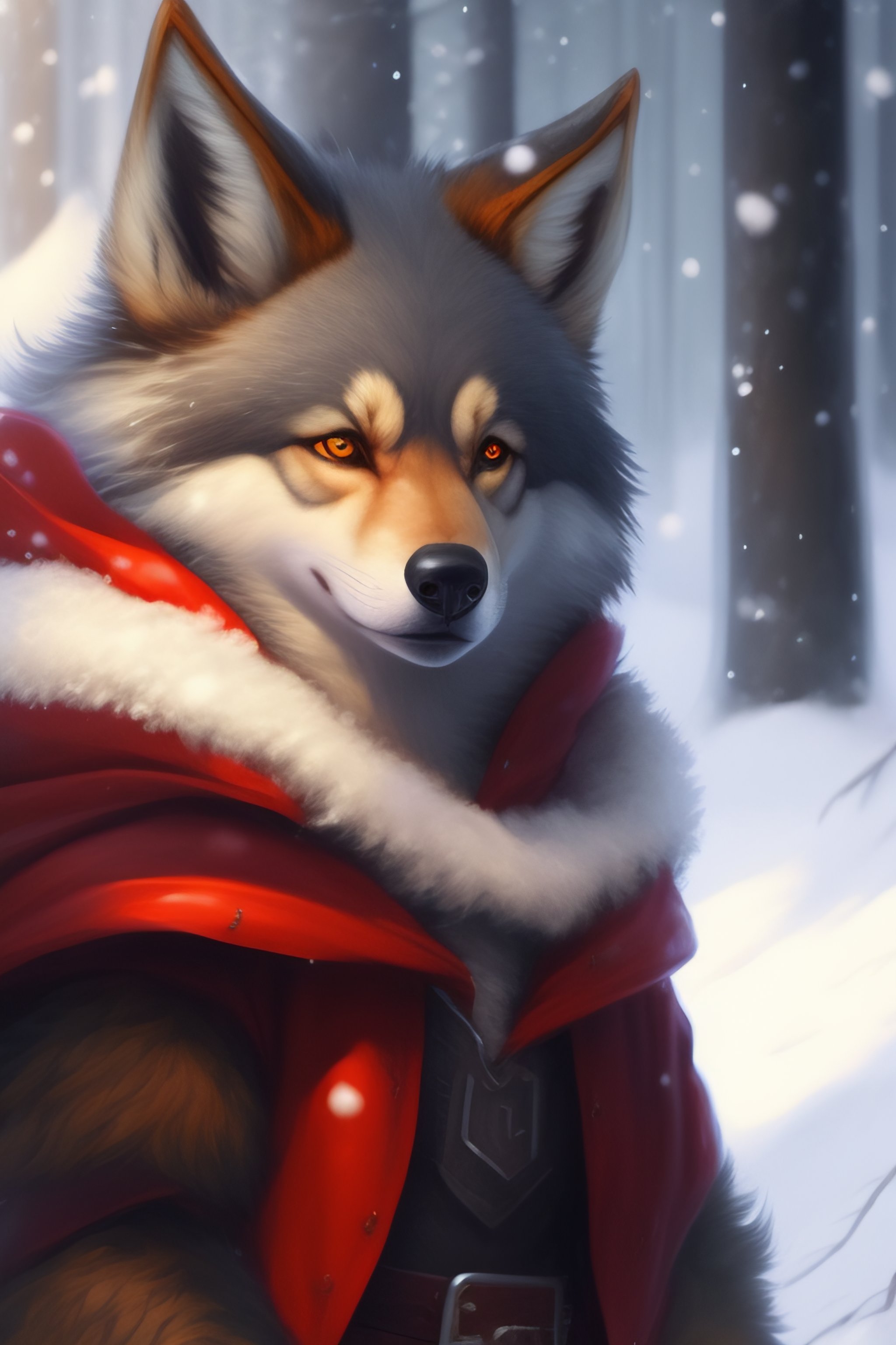 Lexica - Anthropomorphic werewolf, wolf pup, gnome, fluffy, heavy armor ...