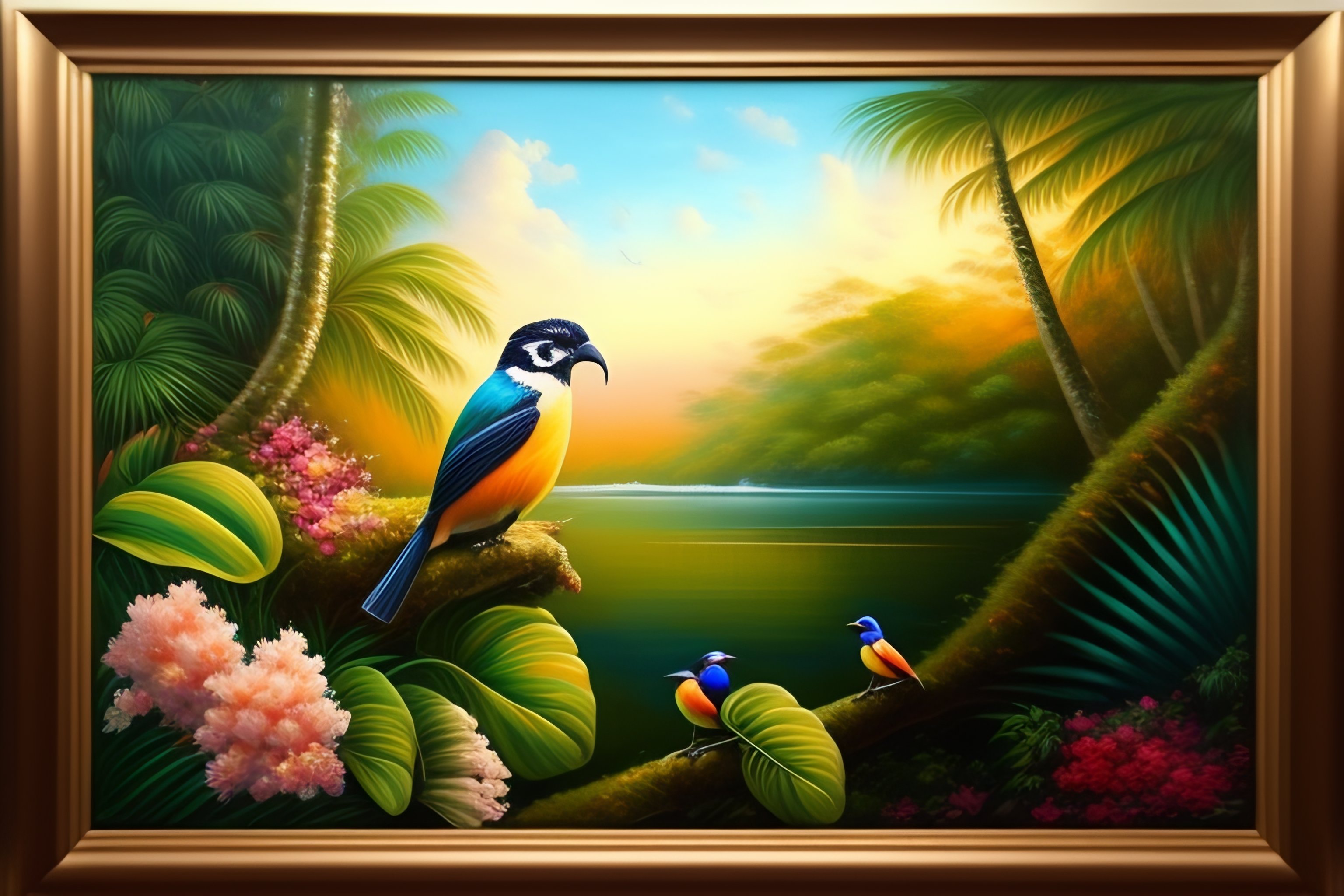 Lexica - Painting of the flora and fauna of Panama, such as tropical ...